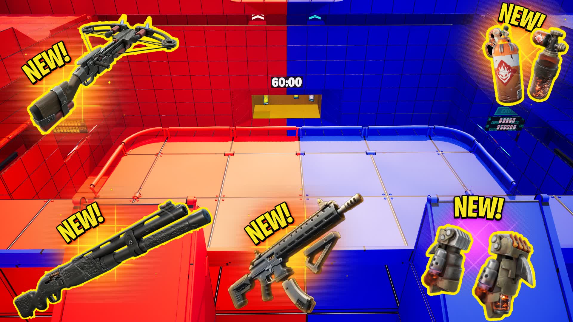 UNVAULTED | RED VS BLUE 1442-7535-8608 by ogamer - Fortnite Creative Map Code - Fortnite.GG