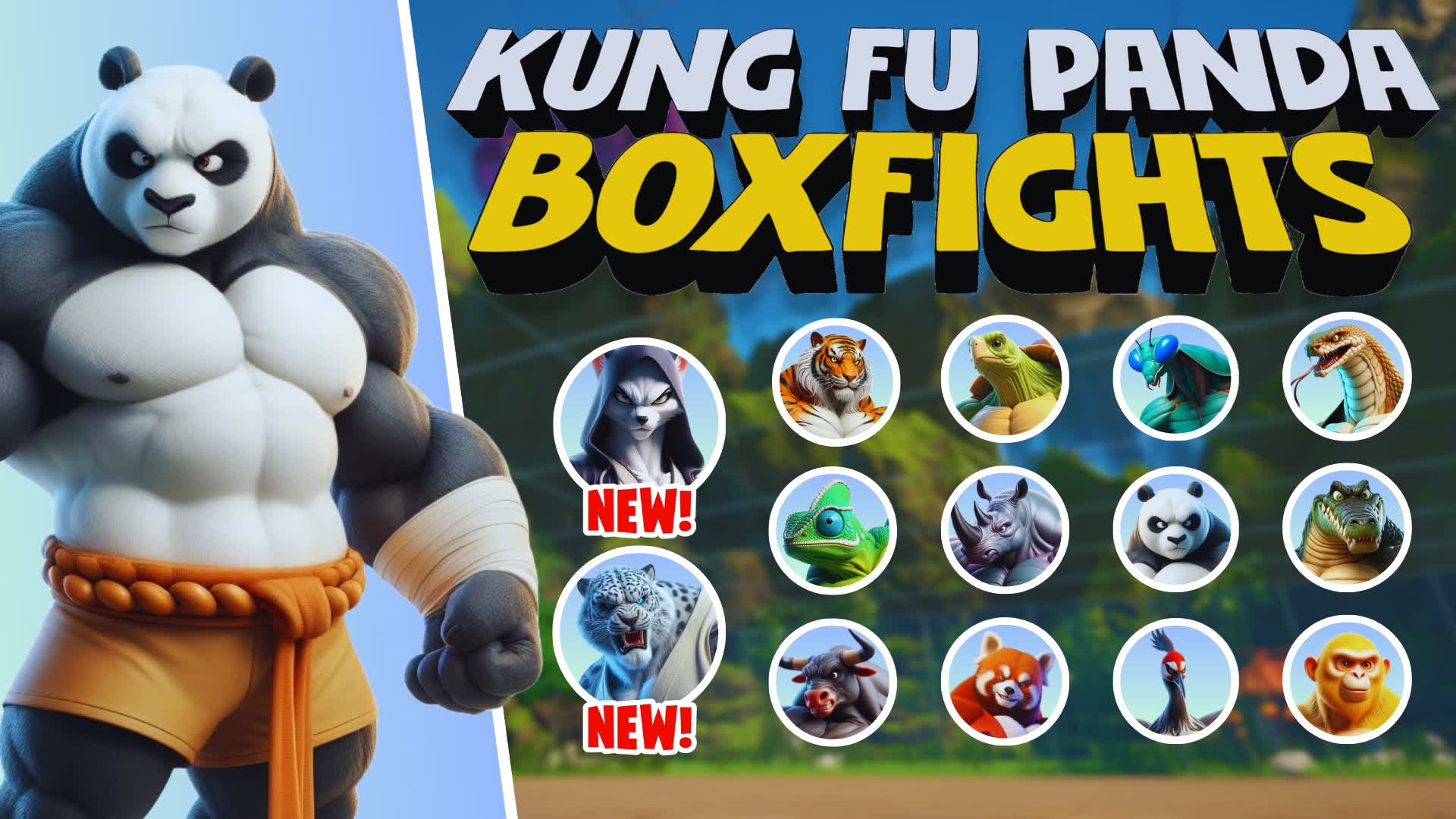 sralik tarafından üretilen 🐼 KUNG FU PANDA BOXFIGHTS 📦 8055-4609-2638 ...