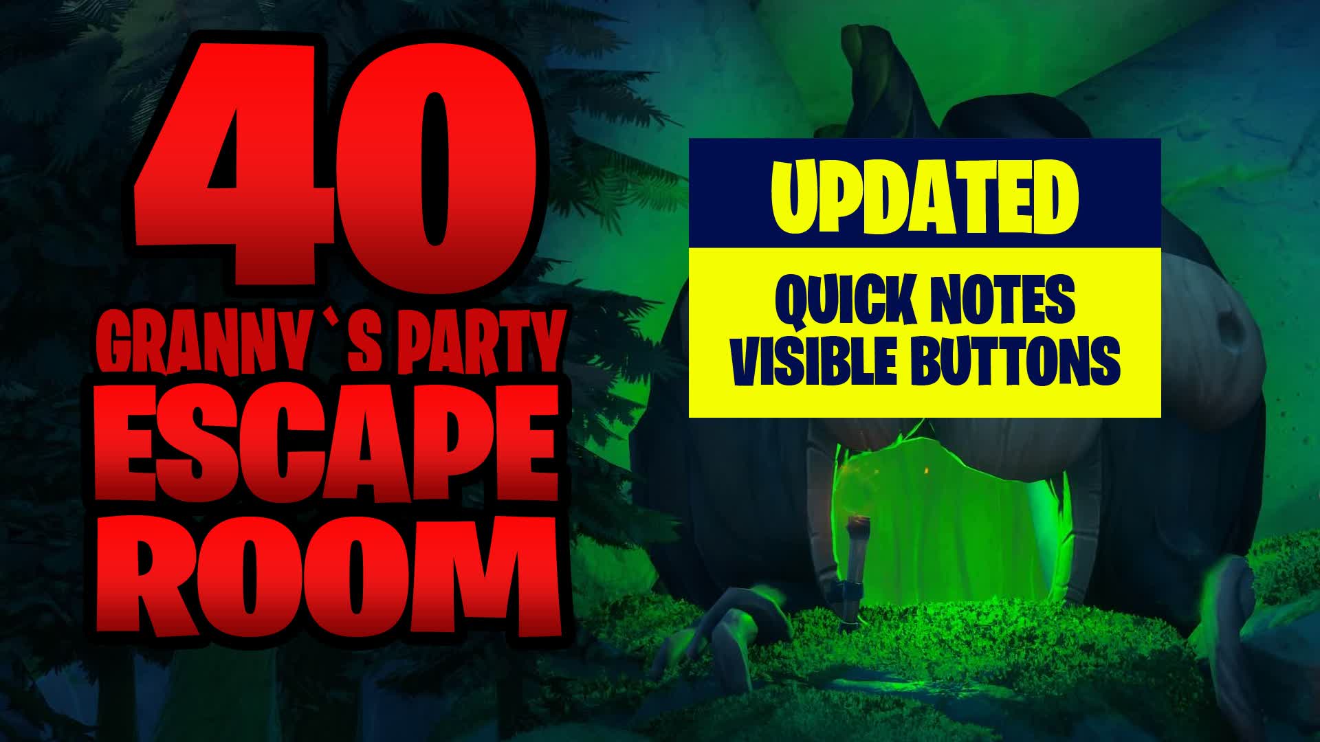 40 Escape Room Granny´s Party 😈 4146-3461-8690 by mari-nade - Fortnite ...