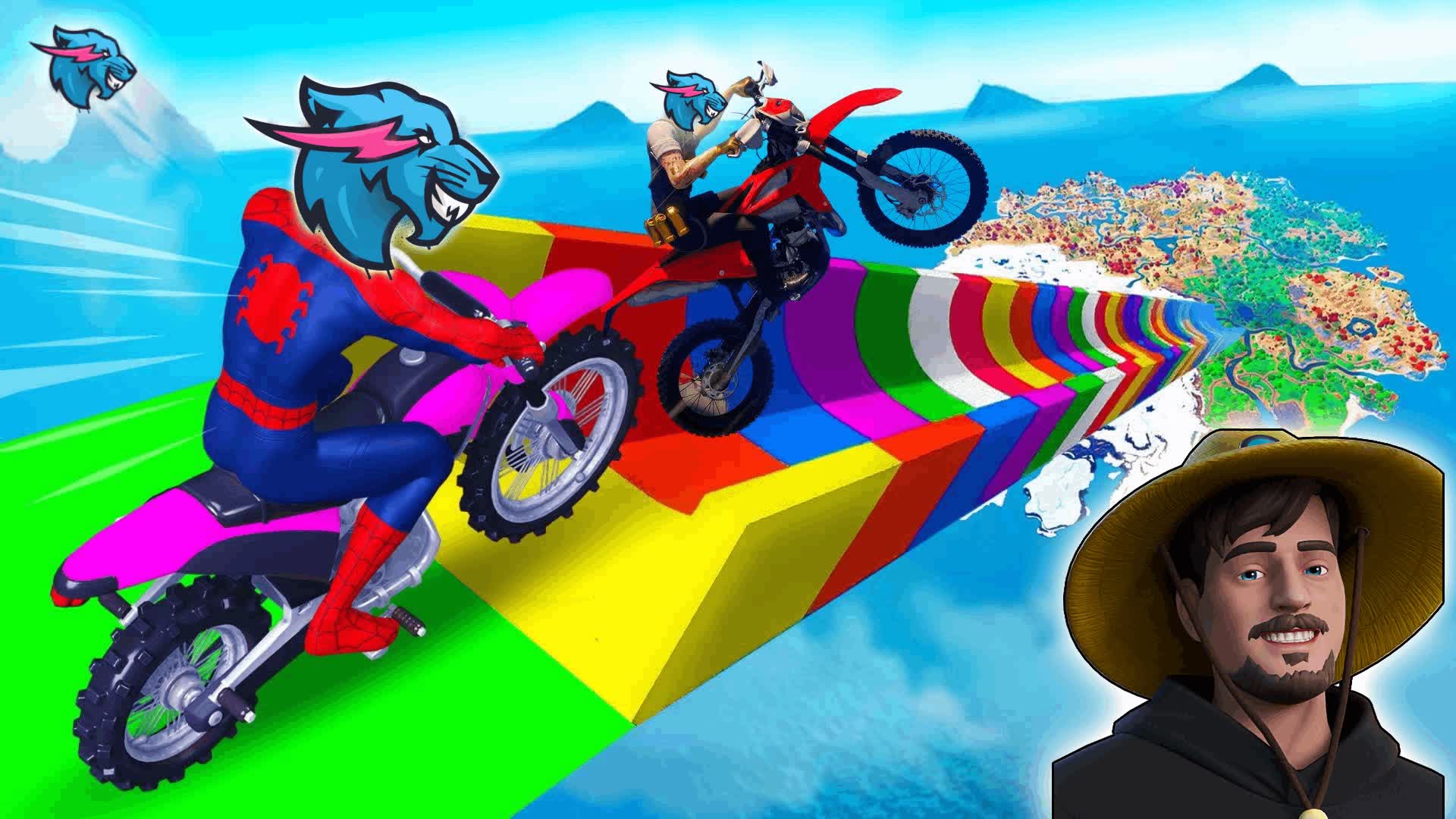 MR BEAST MEGA RAMP 9487-0711-7637 by skyryu - Fortnite Creative Map ...