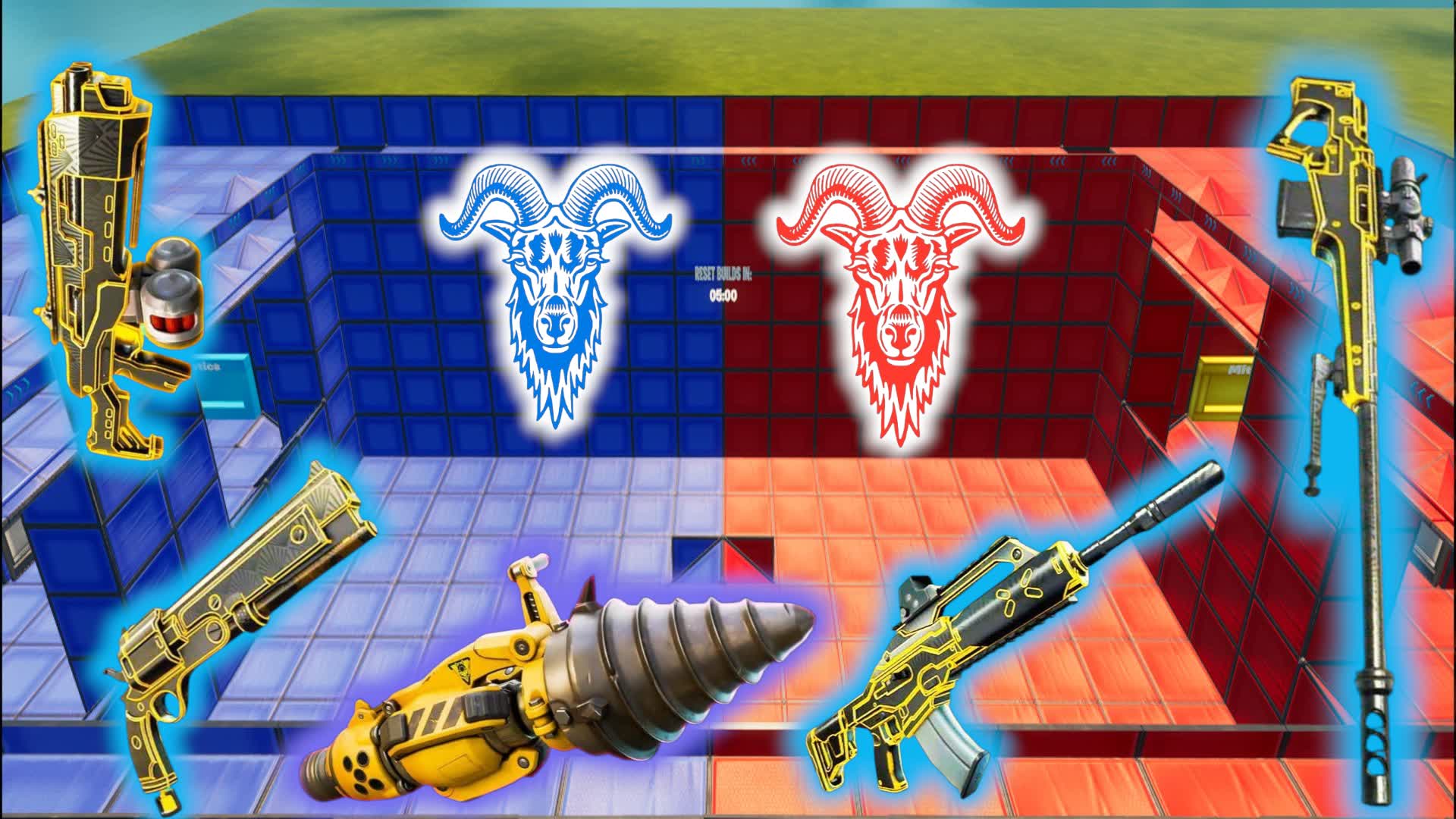 Goat Red vs Goat Blue 🔴🔵 5110-0130-4766 by cazini - Fortnite Creative ...