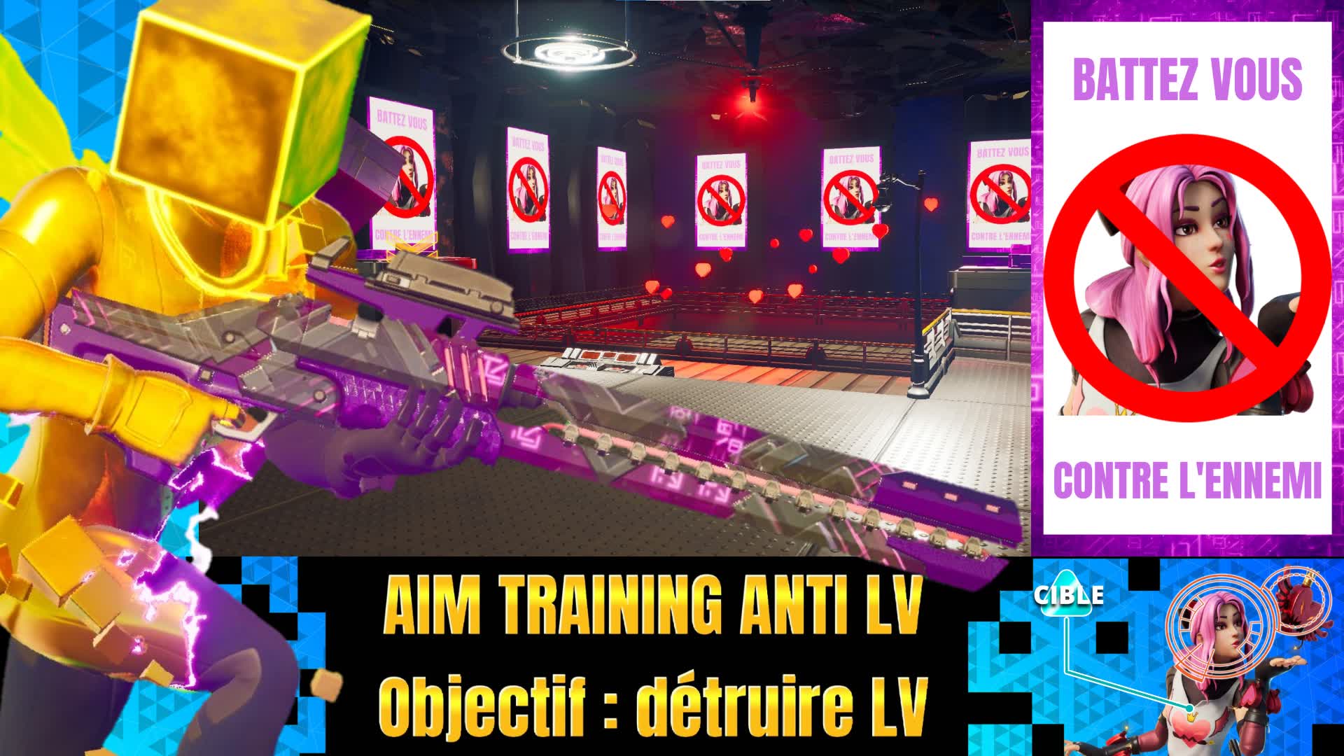 Aim training anti-LV 9224-1463-6646 by lmds - Fortnite Creative Map ...