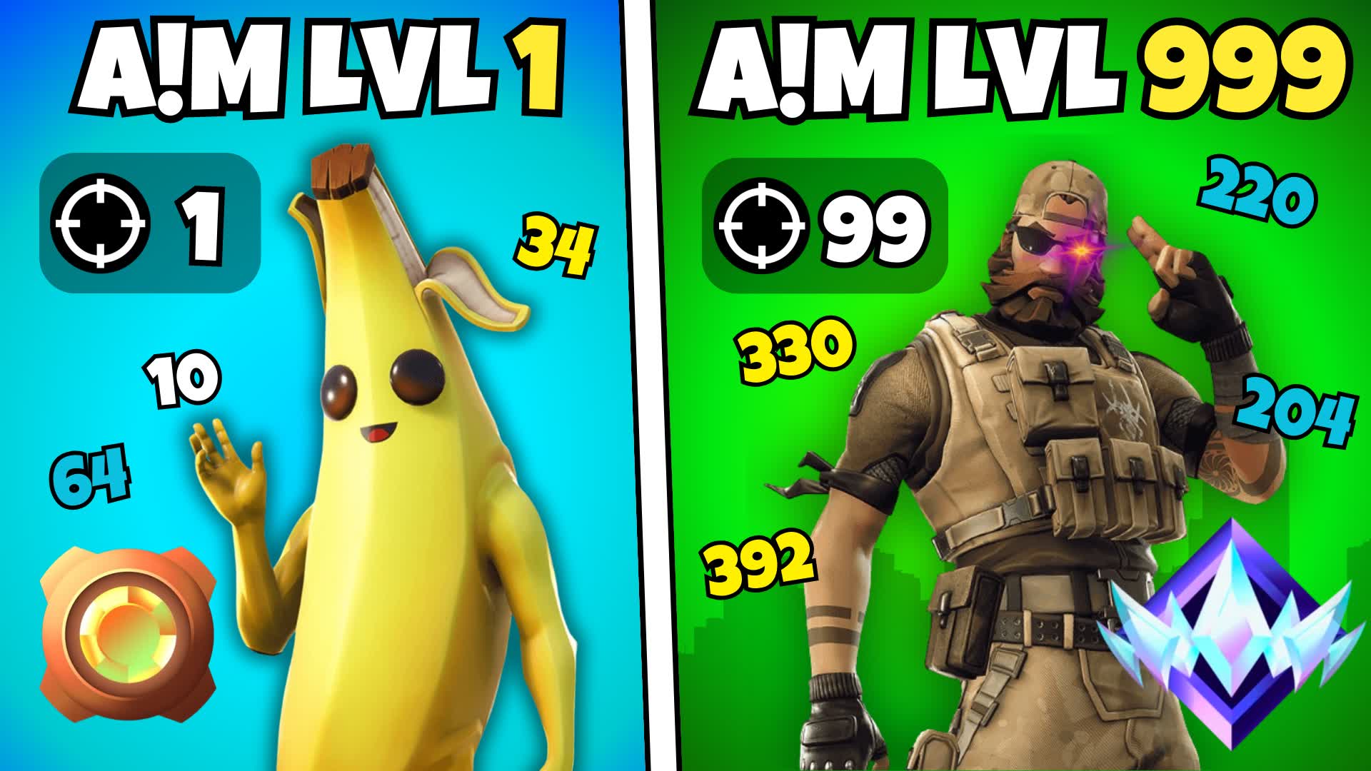 🔥SUPER AIM GUN GAME🔫ONE SHOT🎯 3586-9583-5946 by pittatv - Fortnite ...