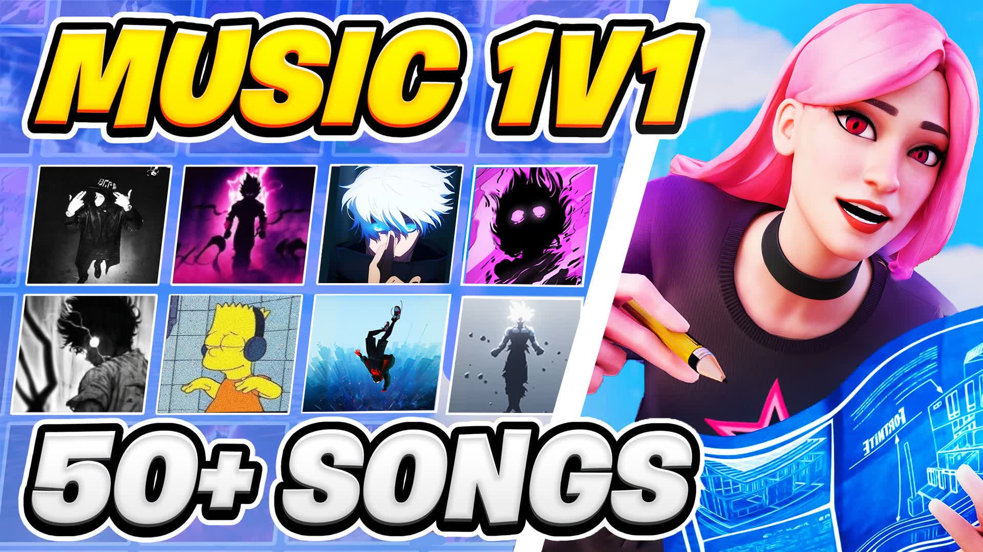🏆BEST MUSIC 1v1🎵 [500+ SONGS] 1668-1930-1398 by ismaelgaming - Fortnite Creative Map Code ...