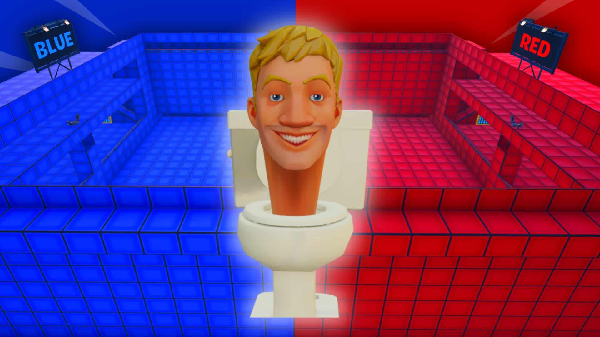 🚽 SKIBIDI 😡 RED vs BLUE 🥶 3206-4897-9813 by toras - Fortnite Creative ...