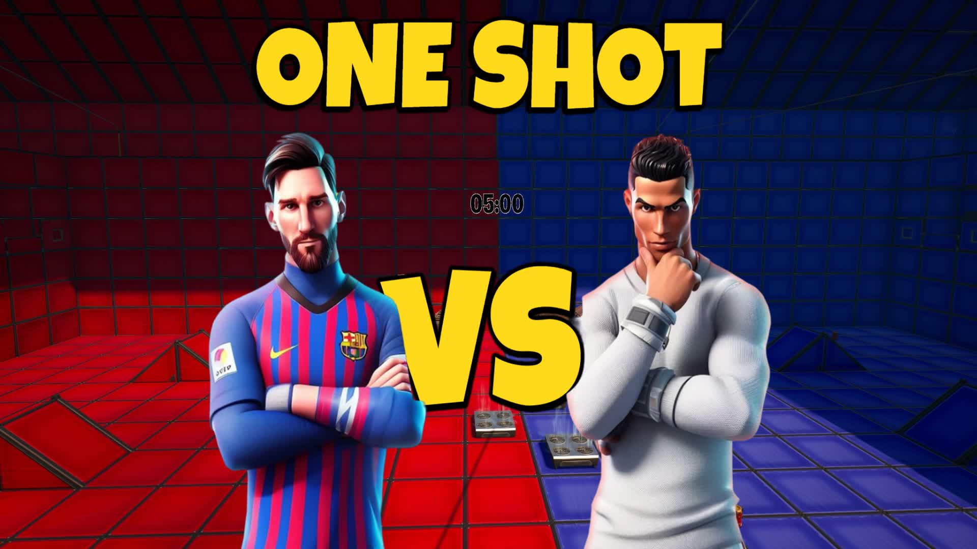 RONALDO VS MESSI ONE SHOT 1931-5362-4659 by k111e4 - Fortnite Creative ...