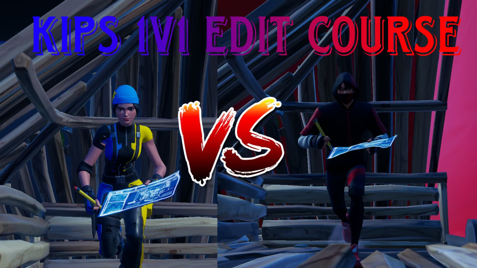 Kips 1v1 Edit Course 6785-9281-0949 by thekip18 - Fortnite Creative Map Code - Fortnite.GG