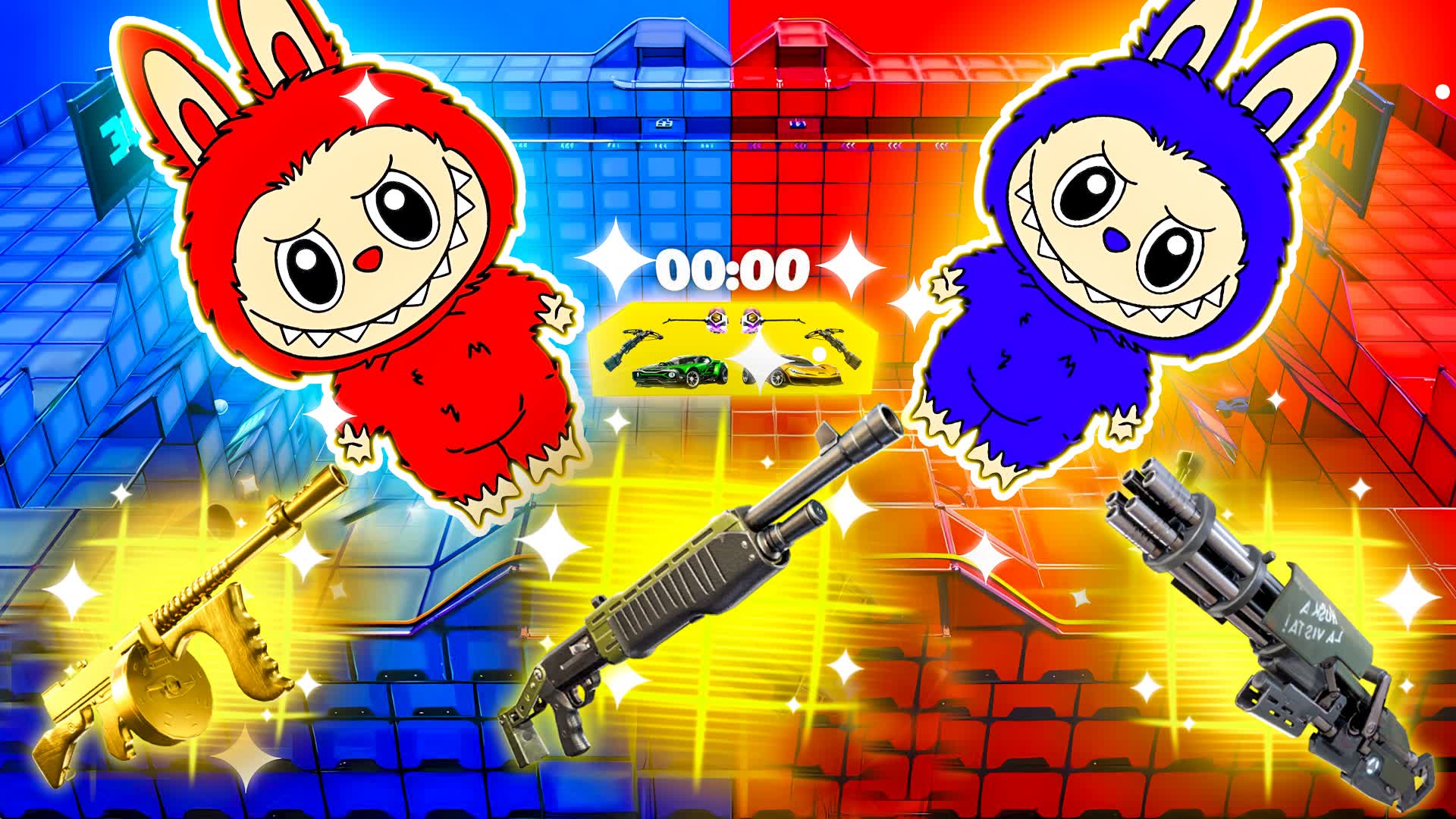 LABUBU BOSS FIGHT VI⭐️RED VS BLUE 🔴🔵 7431-7039-1185 by 3kusd - Fortnite ...