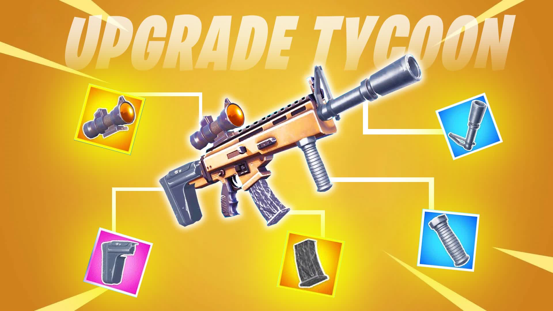 UPGRADE WEAPON TYCOON📈 5077-7655-5985 by imho - Fortnite Creative Map ...