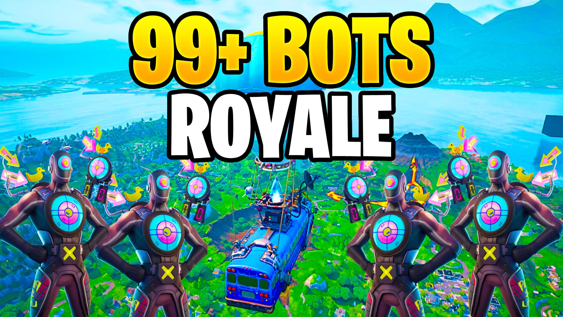 99+ BOTS ⭐ REMIX BOT ROYALE 0686-8527-7905 by lilethn - Fortnite Creative Map Code - Fortnite.GG