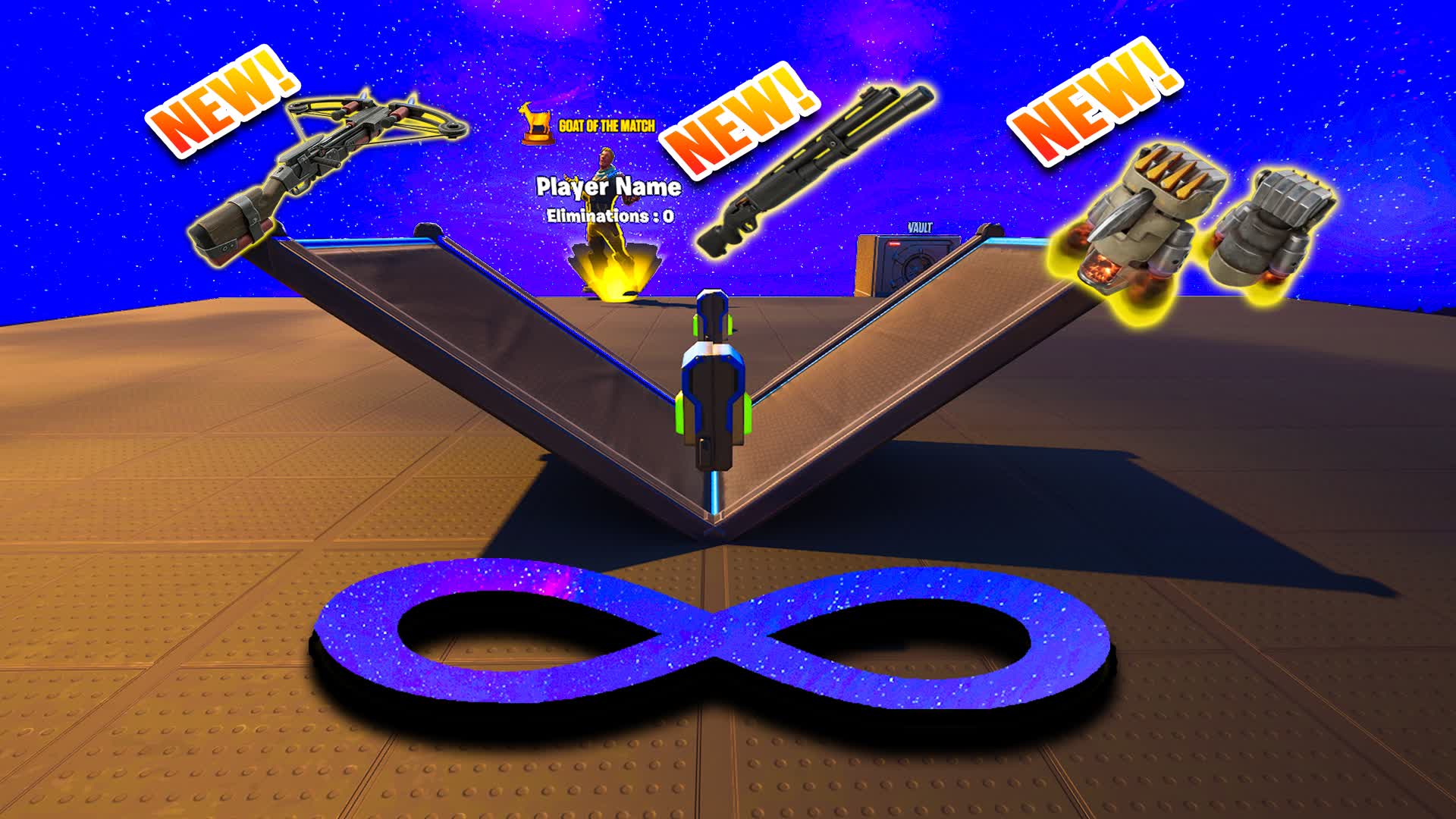 1v1 Map Infinity 🔗 2081-7354-3343 by cejezy - Fortnite Creative Map ...