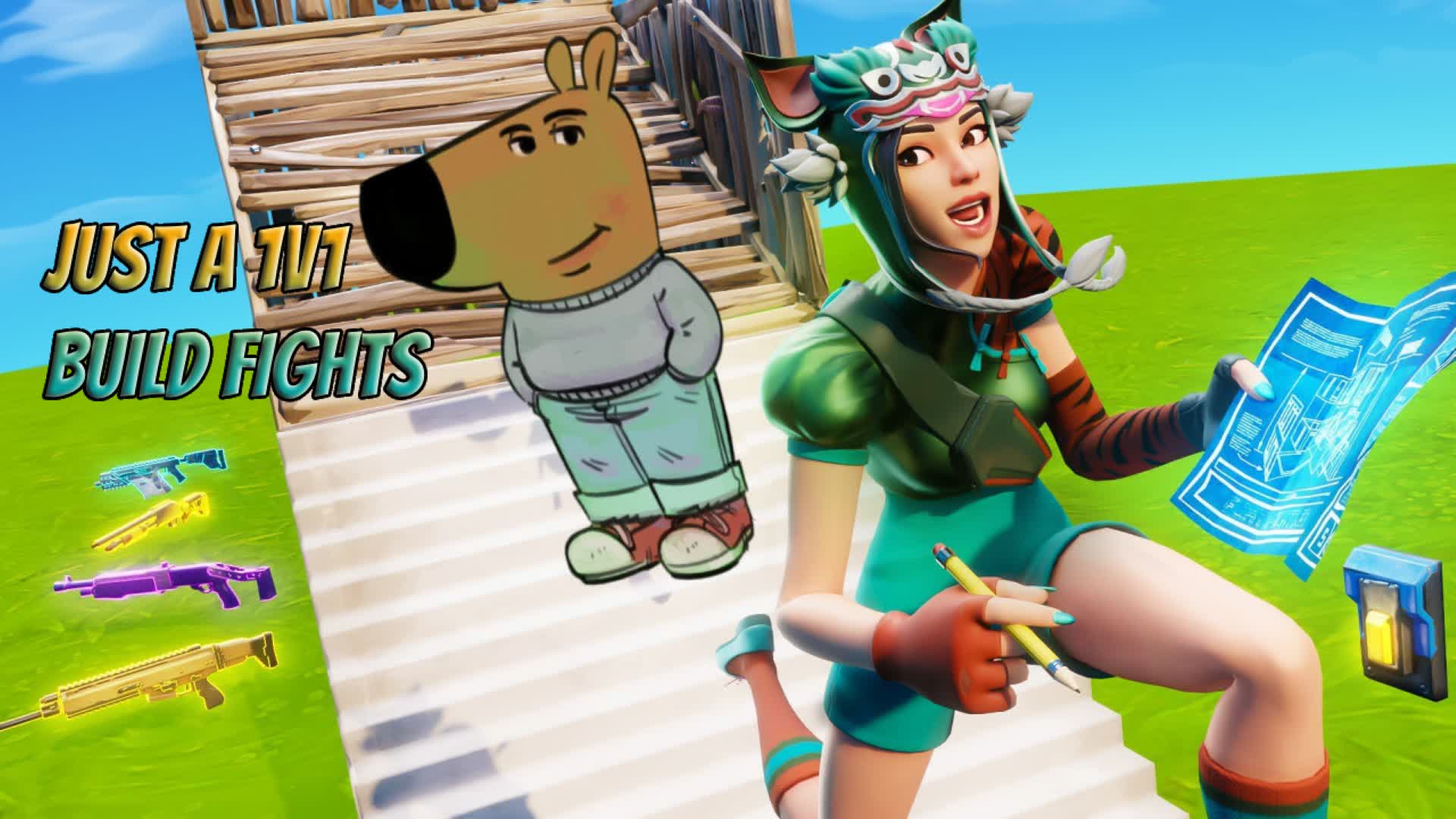 JUST A 1V1 BUILD FIGHT 1668-6489-0779 by yquis - Fortnite Creative Map ...