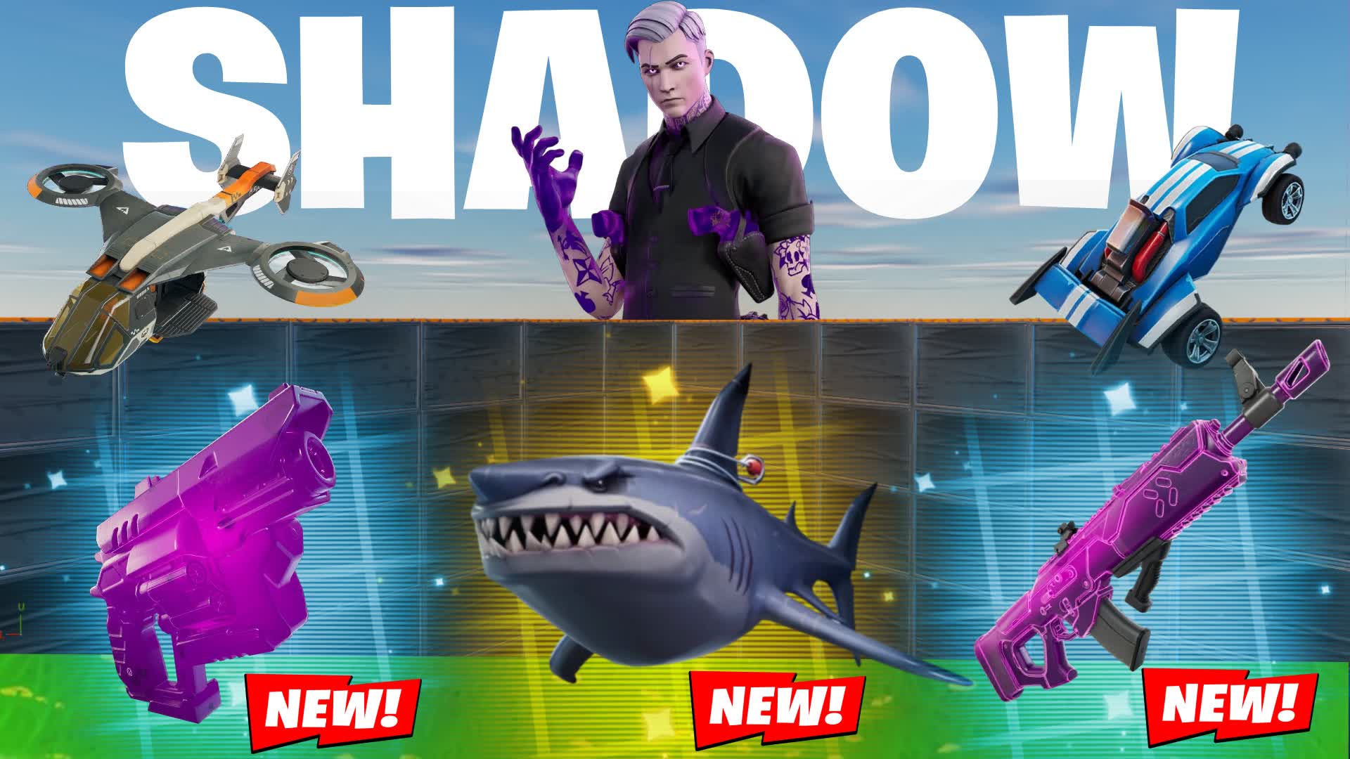 SHADOW 1V1 ALL WEAPONS 2456-7169-4193 by elixfc - Fortnite