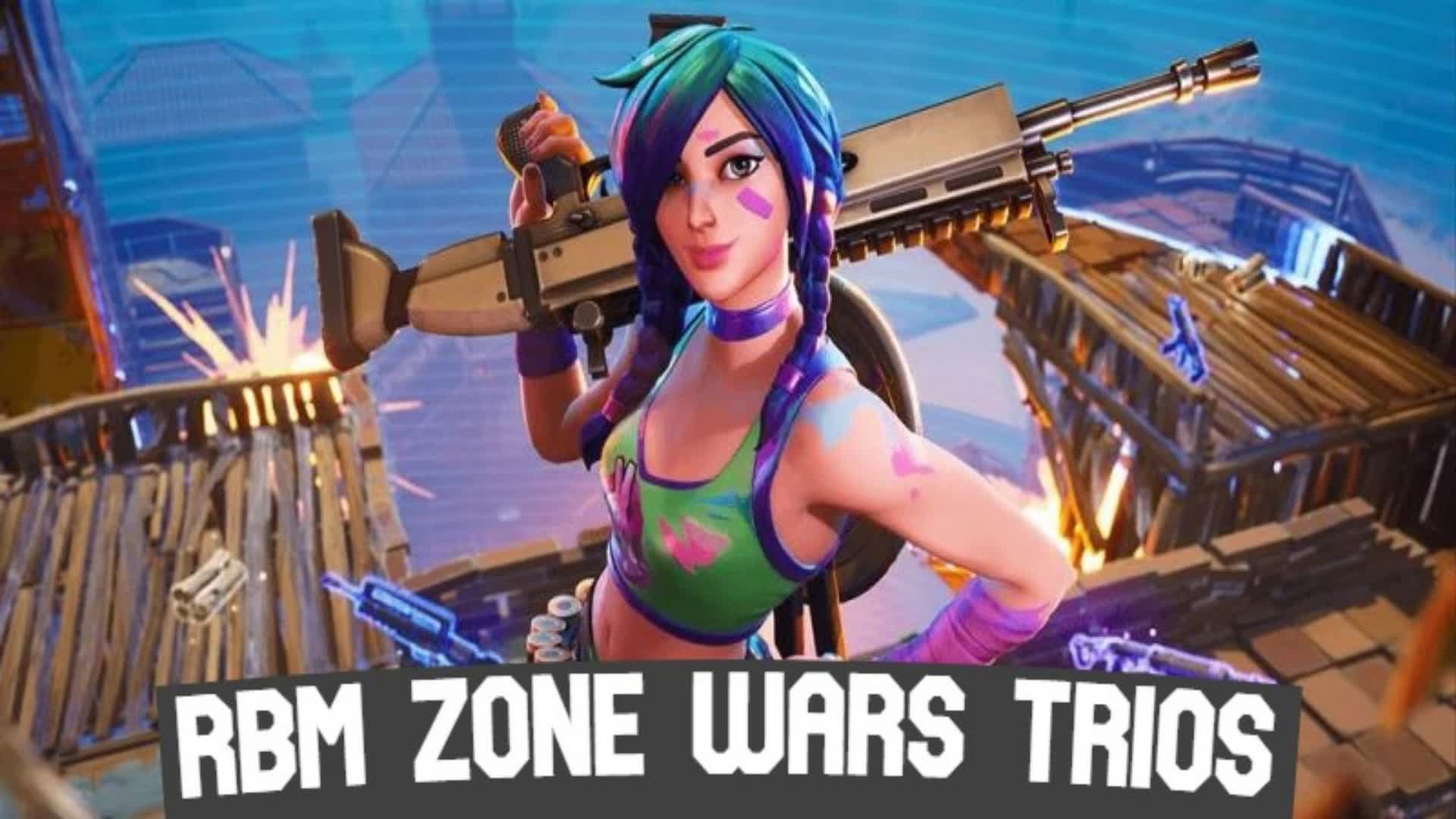RBM ZONE WARS - CUSTOM TRIO 1458-8127-2444 by rbm - Fortnite Creative Map Code - Fortnite.GG