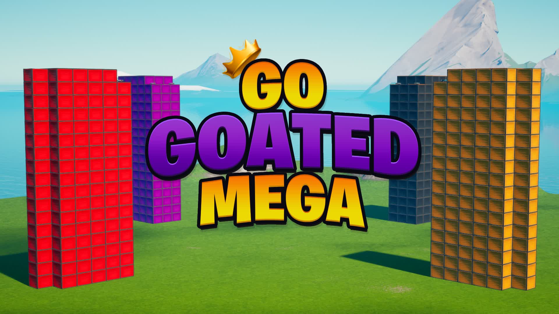 🐐MEGA GO GOATED - [SQUADS]🌀 5096-8247-7959 by 6K CREATES - Fortnite.GG