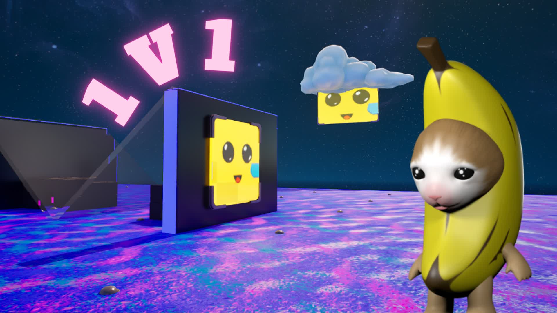 🍌 Space Peely 1V1 🍌 0059-9992-1840 by aleticiafig - Fortnite Creative ...