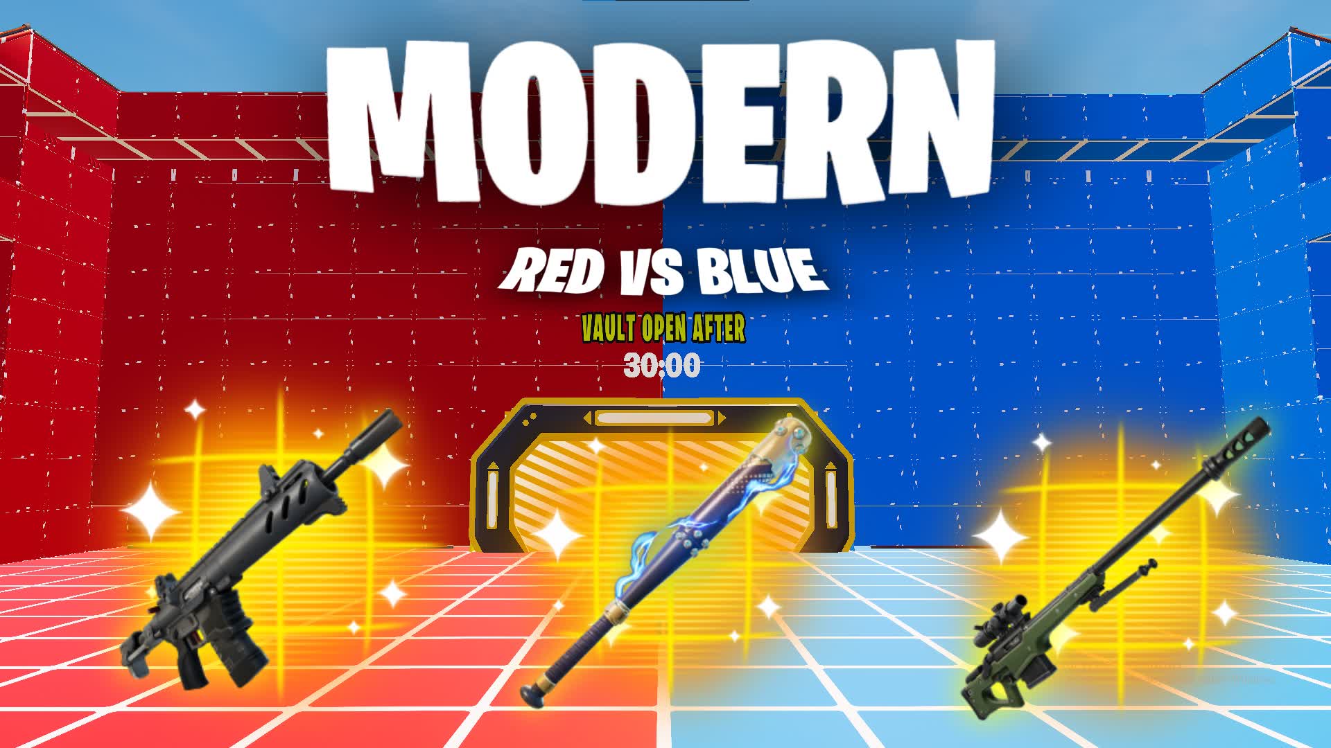 MODERN RED VS BLUE 🔴🔵 2415-9826-2186 by vertin777 - Fortnite Creative ...
