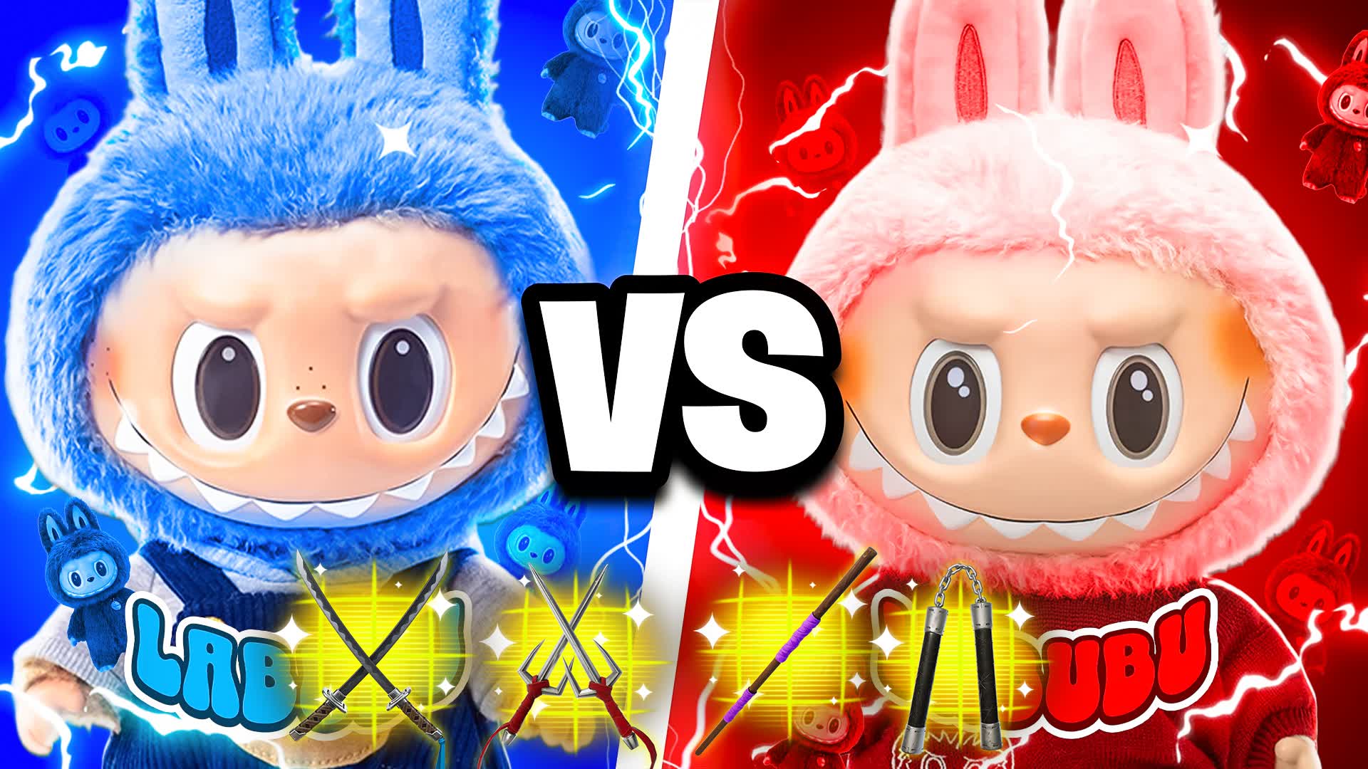 LABUBU FIGHT CLUB RED VS BLUE🔴🔵 0681-0904-5514 by tictacbossik ...