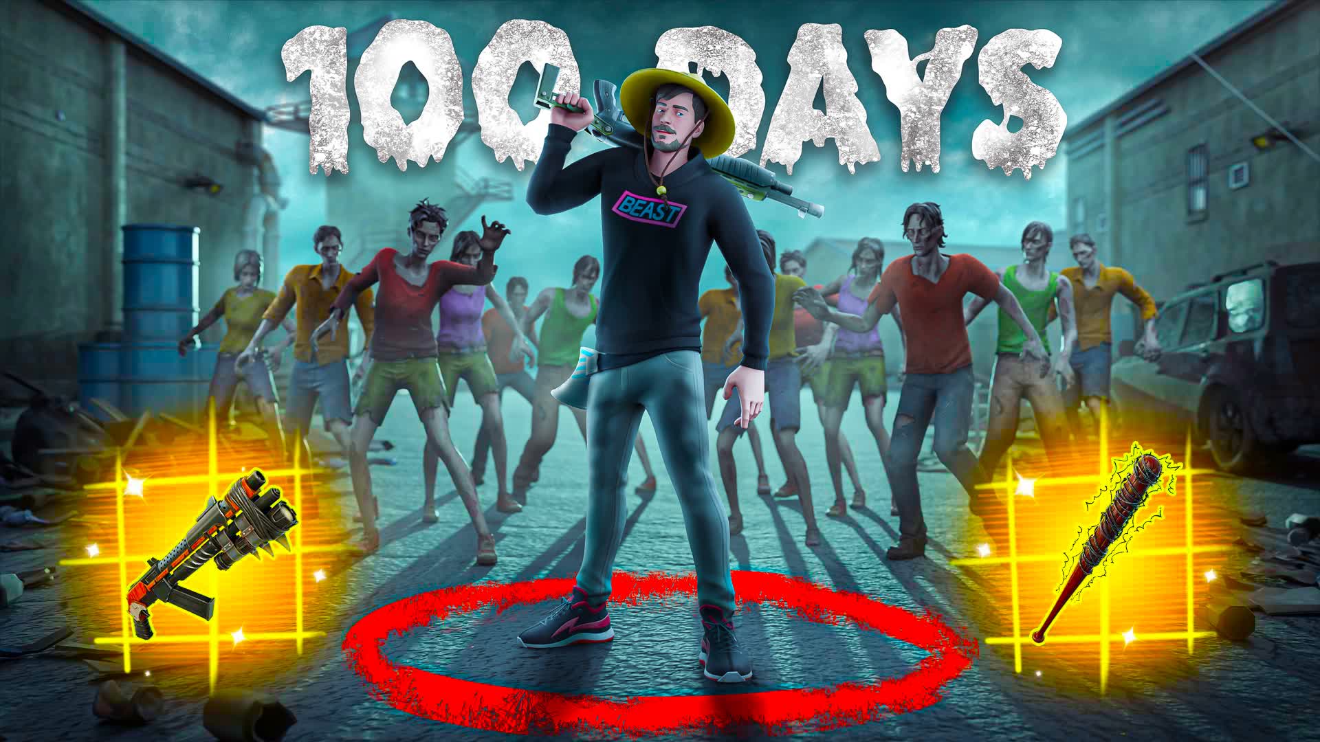 SURVIVE 100 DAYS IN A CIRCLE | PRISON ⭕️ 7709-6478-5973 by woyka ...