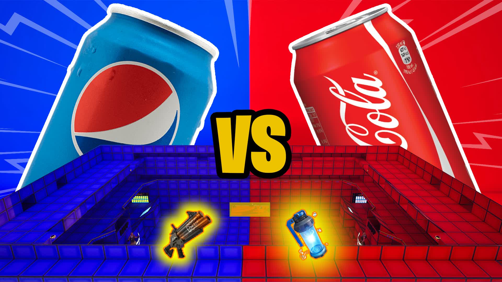 🔵PEPSI VS 🔴COCA 0818-5744-0603 by ashon - Fortnite Creative Map Code ...
