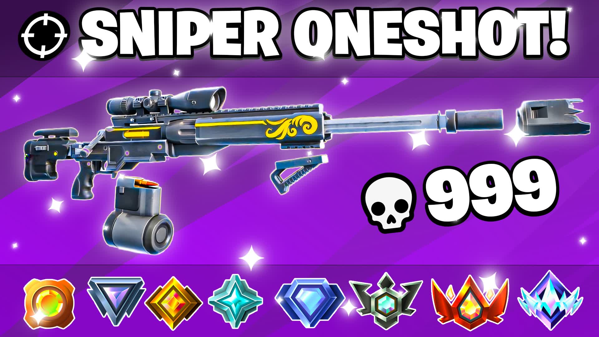 🎯MEGA SNIPER ONE SHOT🔥GUN GAME 6189-5039-1509 by lama-creations ...