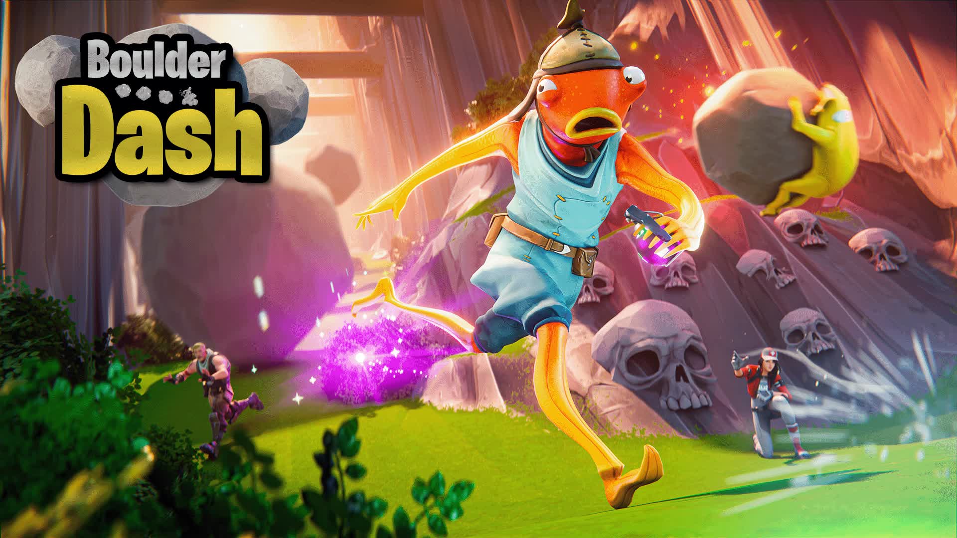 Boulder Dash - PvP Death Run 5114-3773-3637 by branny - Fortnite Creative Map Code - Fortnite.GG