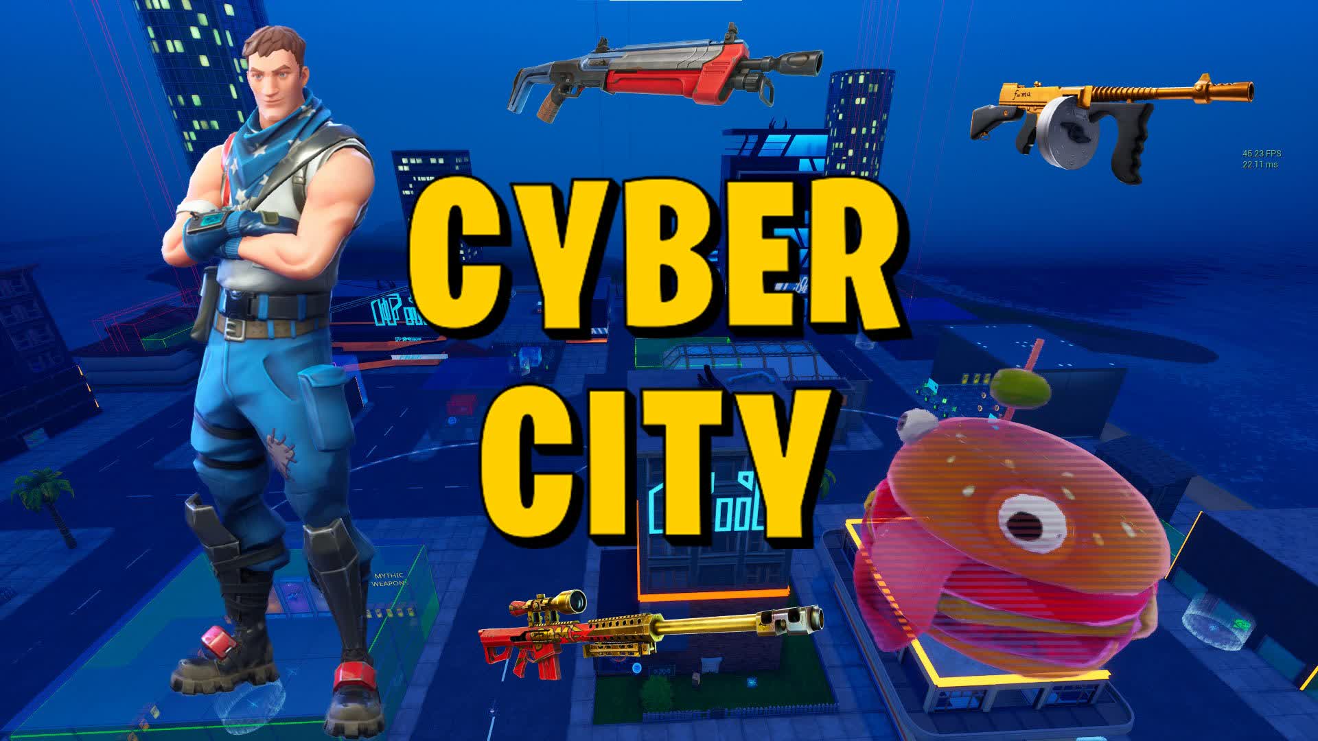 🌆CYBER CITY🌆 9651-0728-6518 by billyliako1 - Fortnite.GG