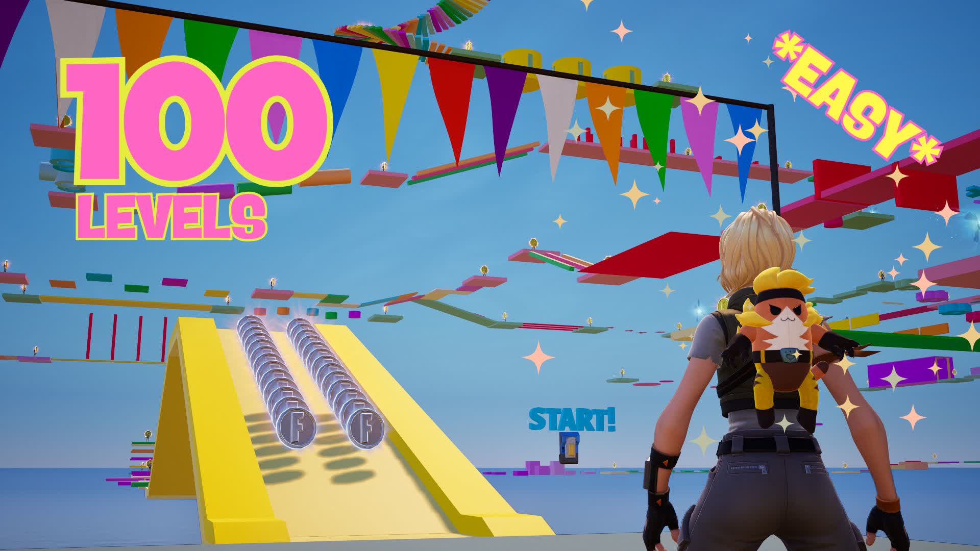 Obstacle Jumping 5000-0683-5018 by jessiverse - Fortnite Creative Map Code - Fortnite.GG