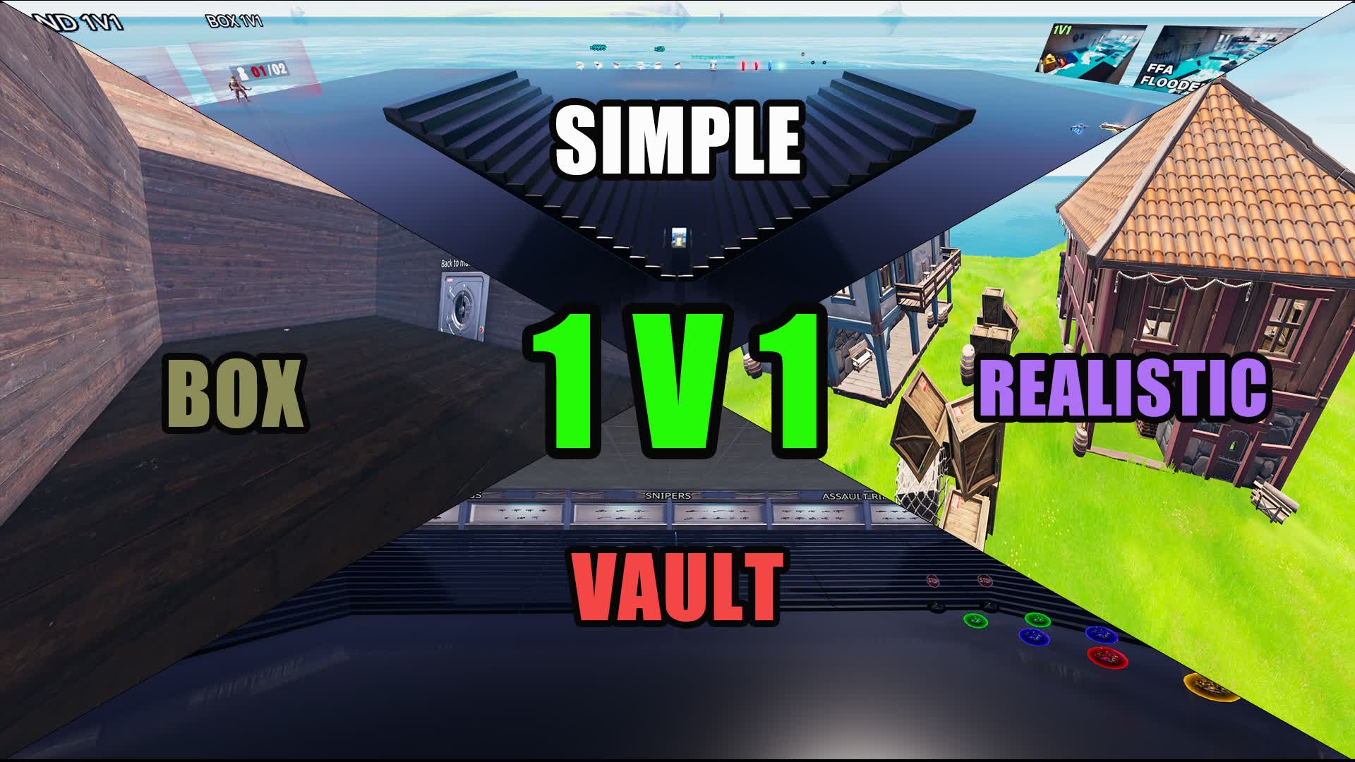 ULTIMATE 1v1 7252-4022-4954 by k-labo - Fortnite Creative Map Code - Fortnite.GG