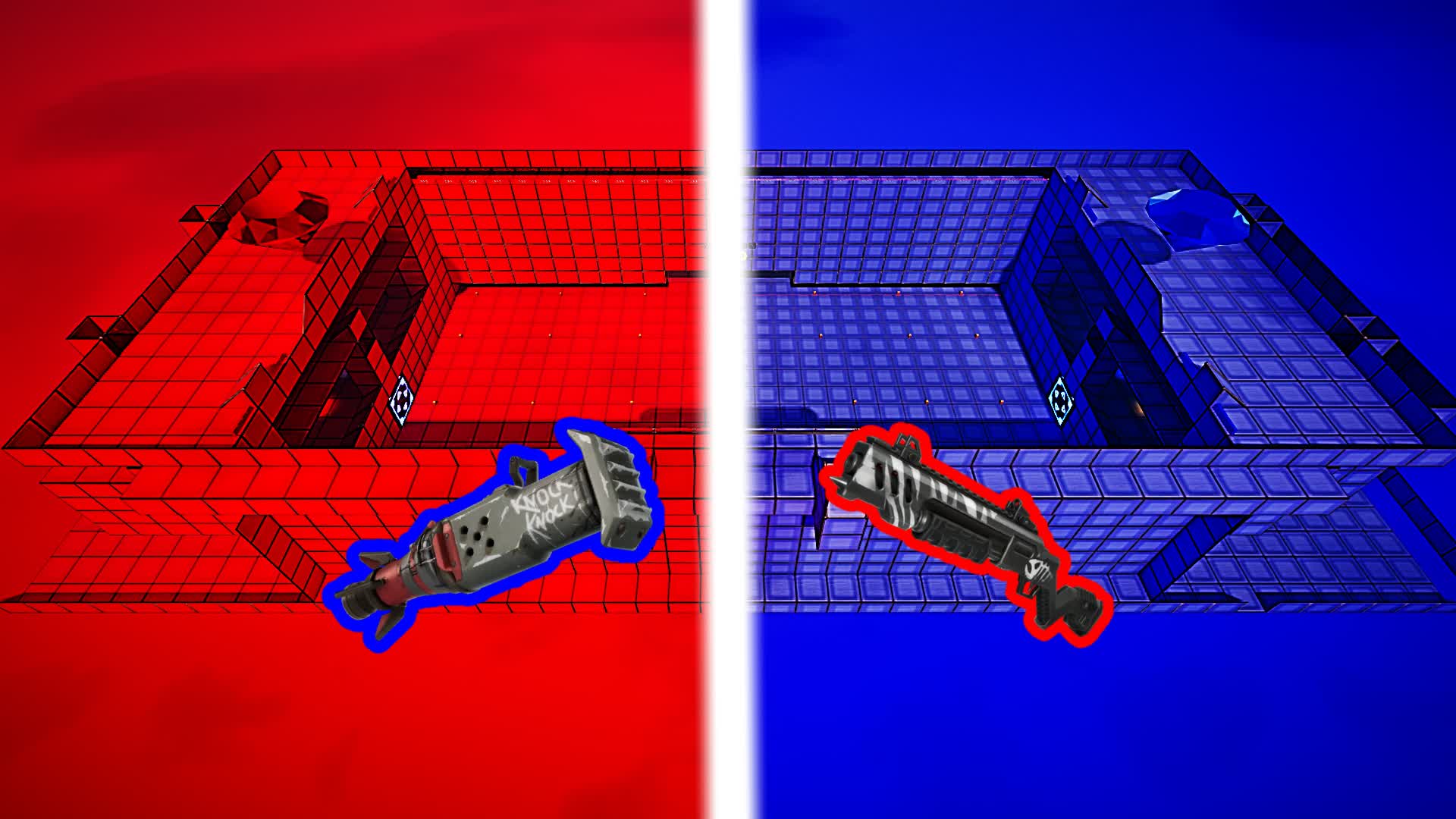 ADVANCED 💯 RED VS BLUE 💎 7557-5625-3185 by hipey - Fortnite Creative ...