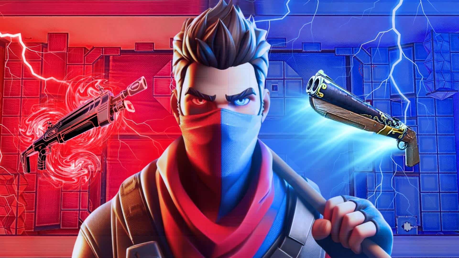 RED VS BLUE CHAOS 🔴🔵 7573-7490-1549 by hexu - Fortnite Creative Map ...