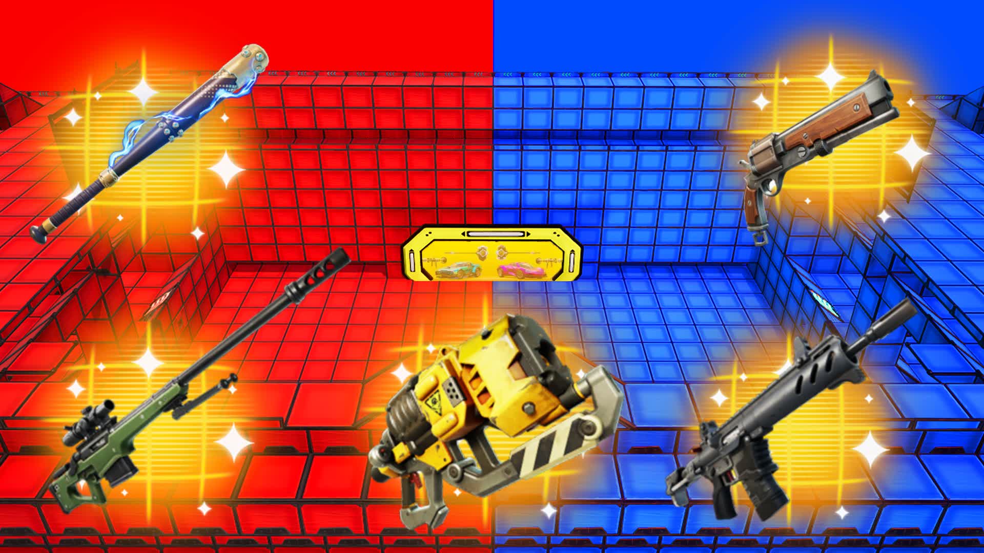 INSANE RED VS BLUE 🔴🔵 ALL WEAPONS 9553-7641-6724 by scrims1 - Fortnite ...