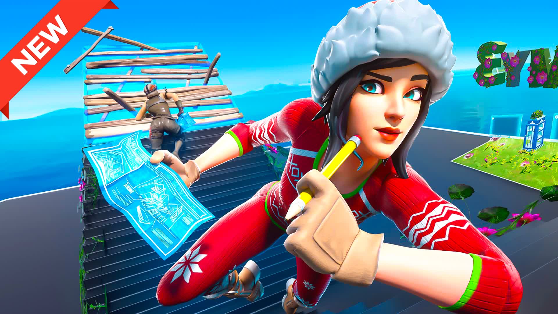 1v1 NEW عاركني بالبناء 9019-2486-2639 by mkkl - Fortnite