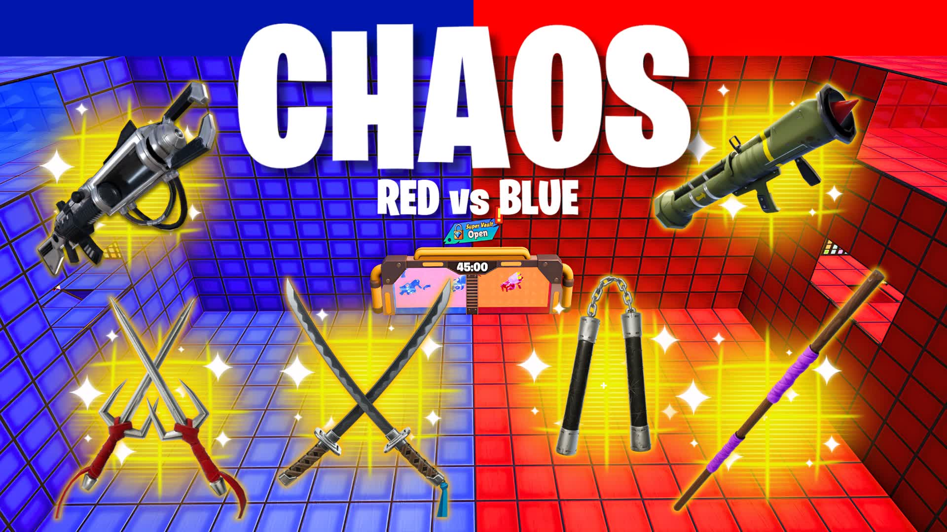 CHAOS TMNT RED VS BLUE 🔴🔵 6795-0518-5182 by chadizgames - Fortnite ...
