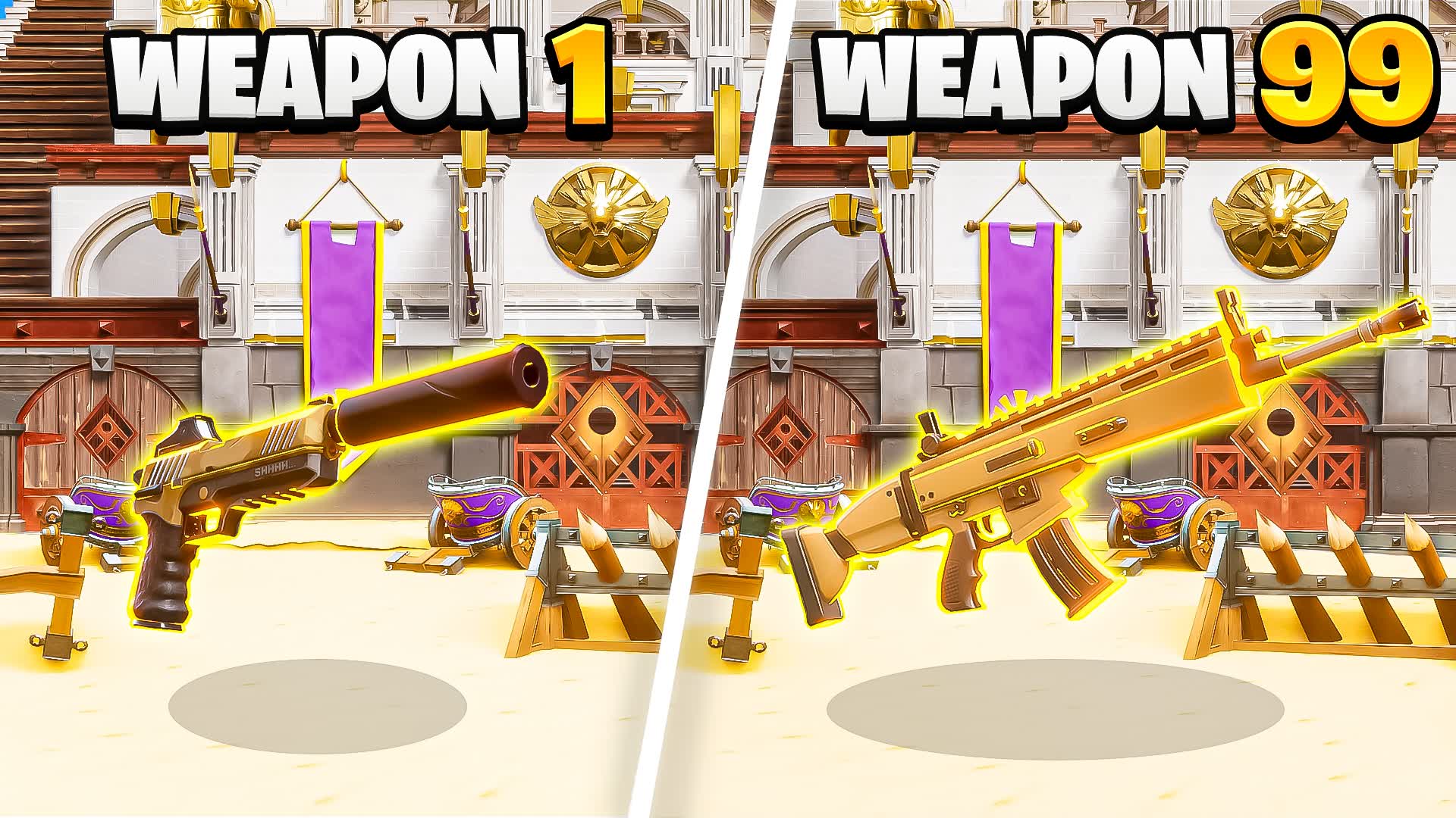 ARENA RANDOM GOLD GUN GAME 🏆 6682-5298-8373 by drink - Fortnite ...