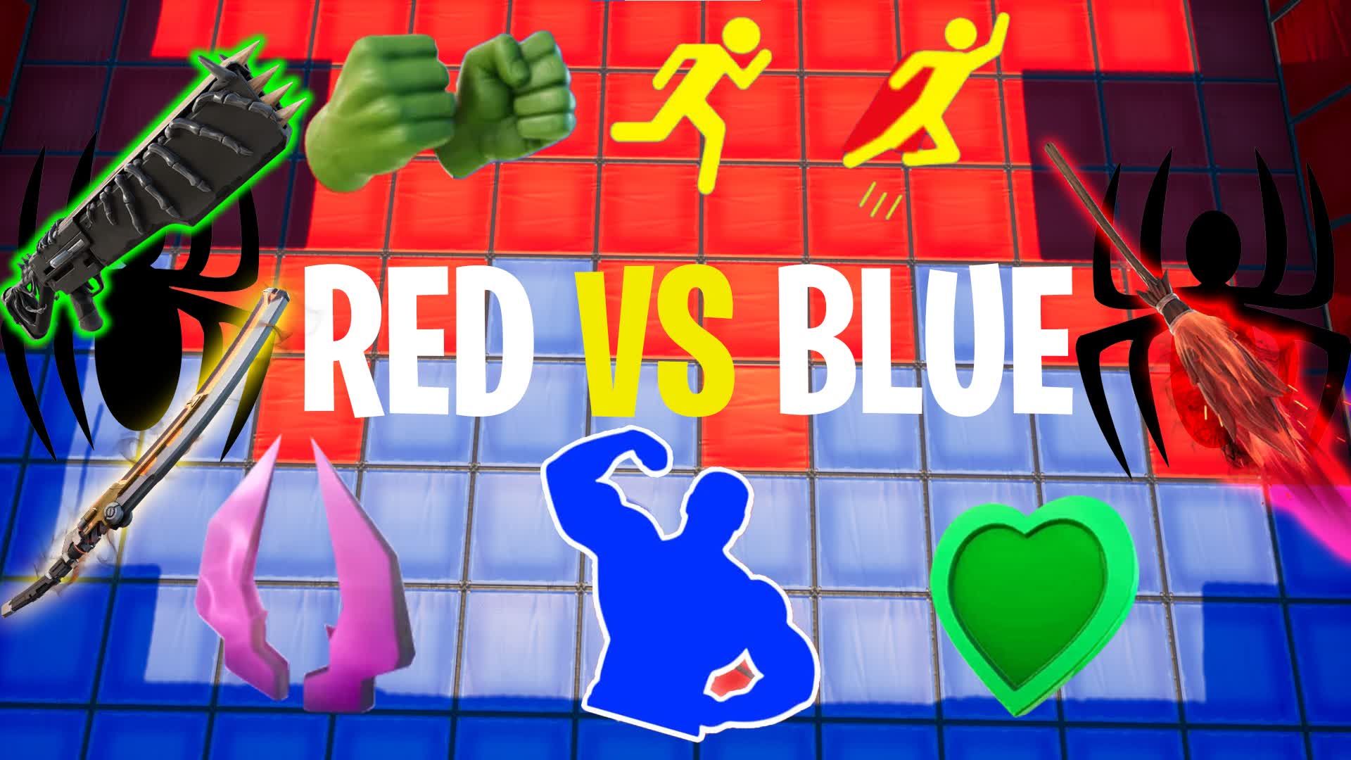 ALL Weapons+HEROS - Red VS BLUE 1925-2392-7418 by gamesforlegends ...