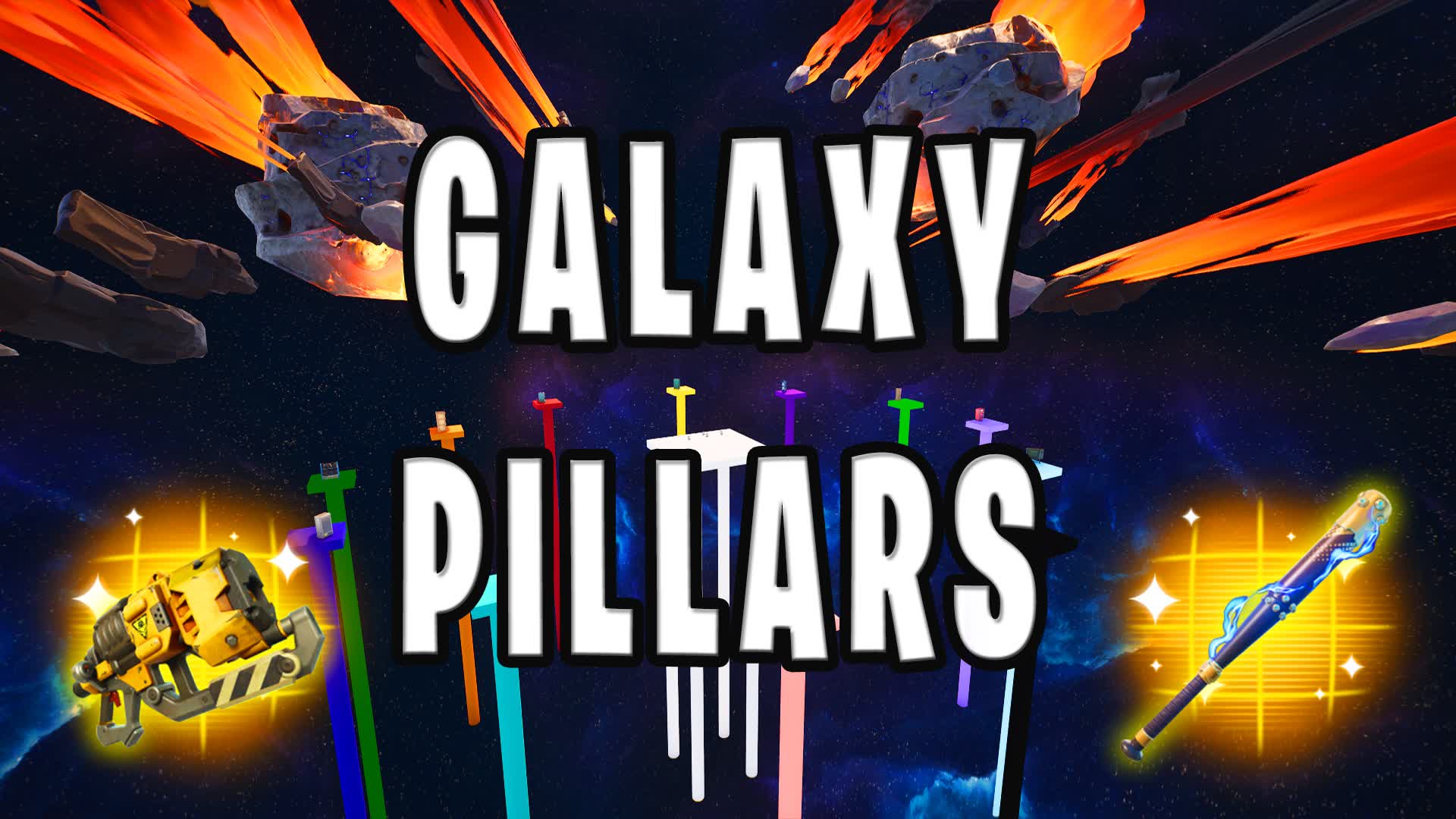GALAXY PILLARS! 🌌 9596-2984-6261 من ابتكار alegab - Fortnite