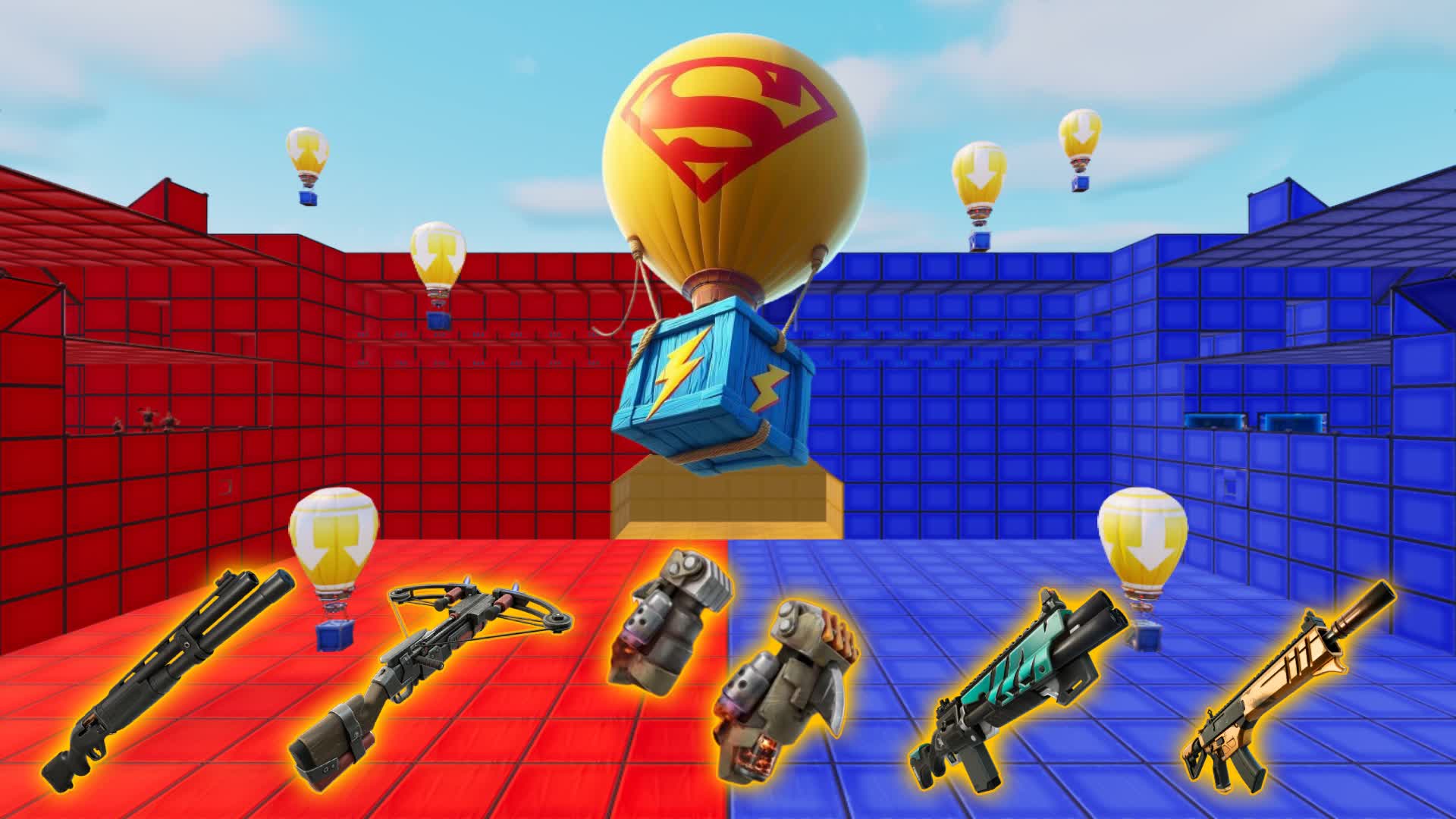 Balloons Red VS Blue 🔴🔵 6810-3961-5095 by dantoy - Fortnite Creative ...