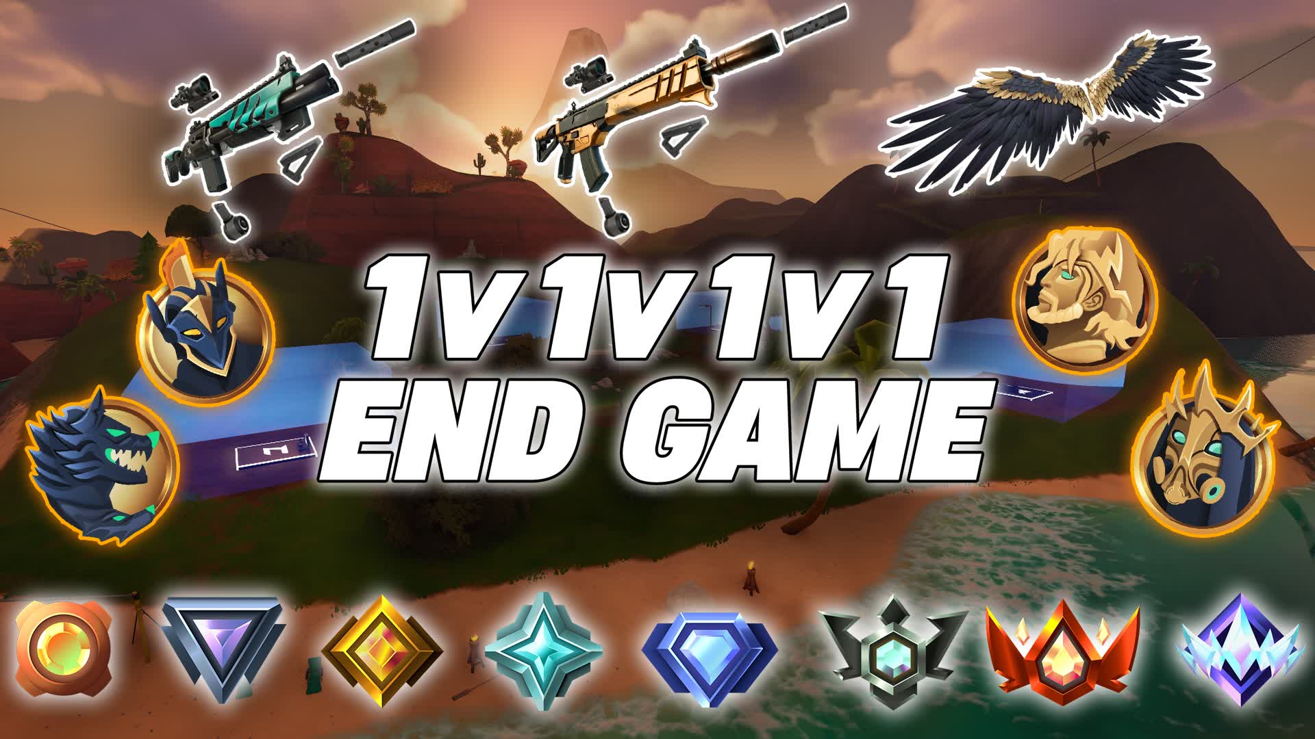 1v1v1v1 End Game Realistics 8641-0233-6957 by chhetz - Fortnite ...