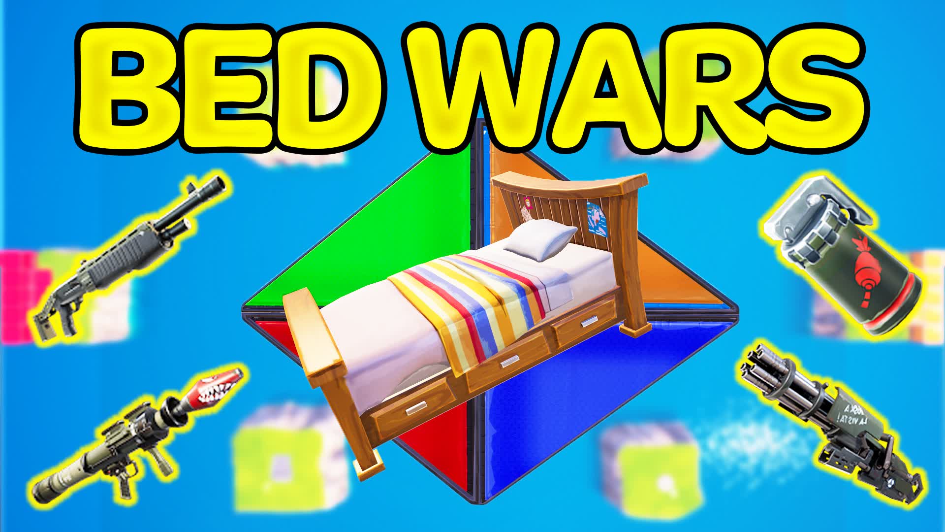 BED WARS PvP 4363-7667-9603 by sanada - Fortnite Creative Map Code ...