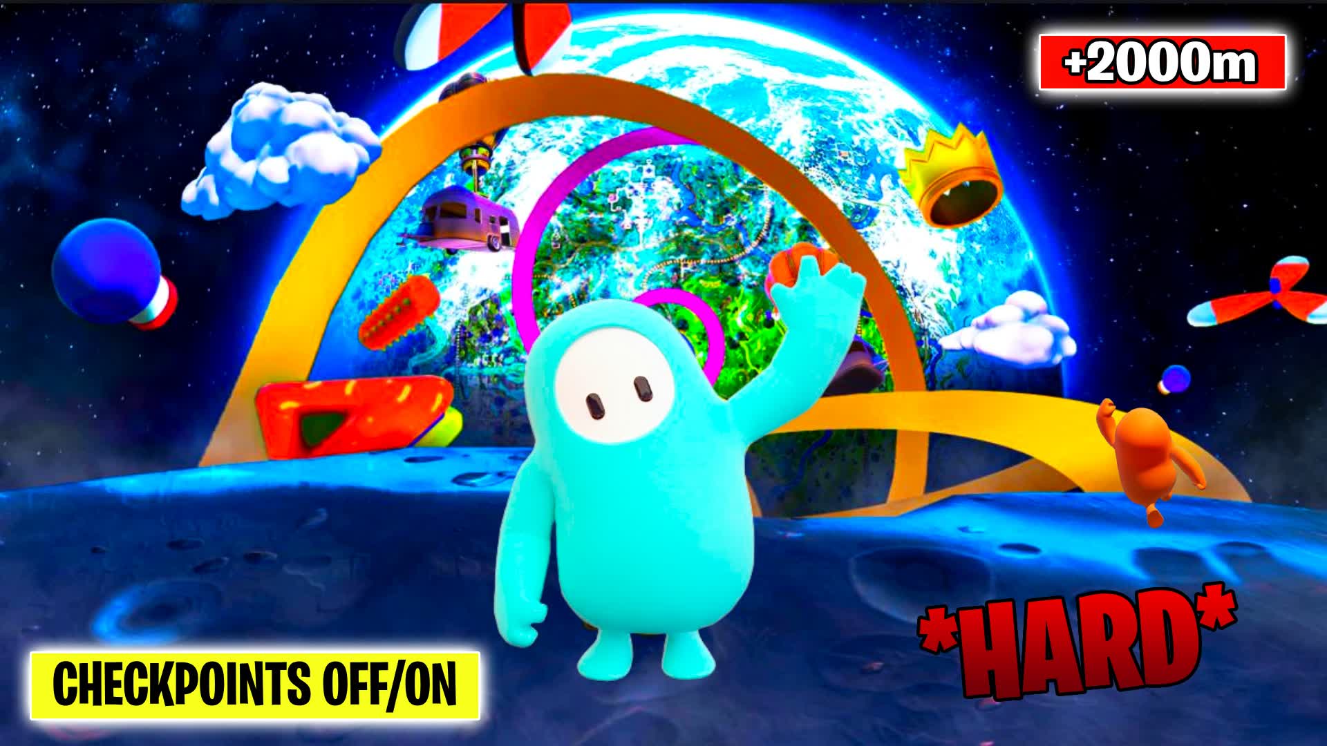 ONLY UP FALL GUYS +2000m 5707-9803-3452 by maximinn - Fortnite Creative Map Code - Fortnite.GG