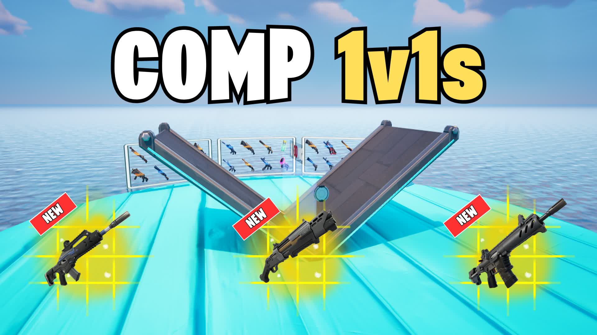 🎯COMP 1V1 BUILD FIGHT🎯- [NEW WEAPONS] 5074-6145-8518 by oneshot74 - Fortnite Creative Map Code ...