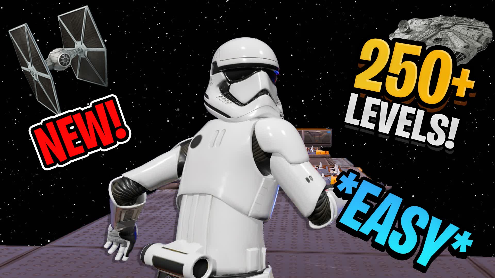 ⭐GALACTIC 250+ LEVEL PARKOUR ⭐ 2232-4108-7185 by amazingmaps - Fortnite ...