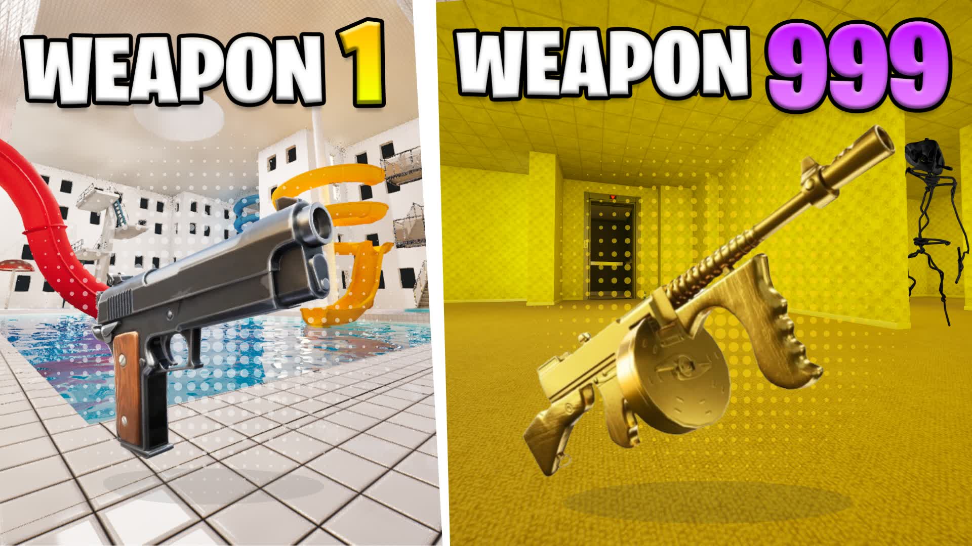 👹 BACKROOMS GUN GAME 💥 1459-2824-3978 by seas - Fortnite