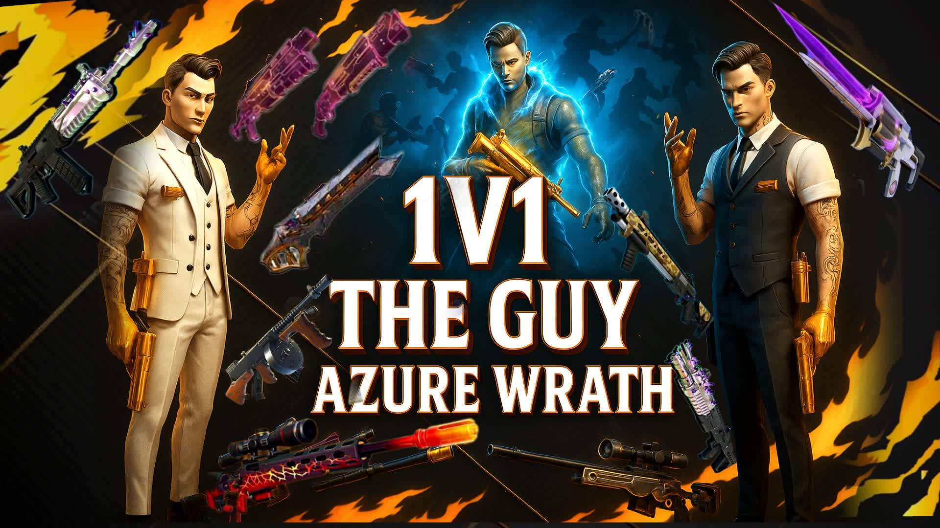 1V1 THE GUY AZURE WRATH 2013-5307-8480 by gameboly2210 - Fortnite ...