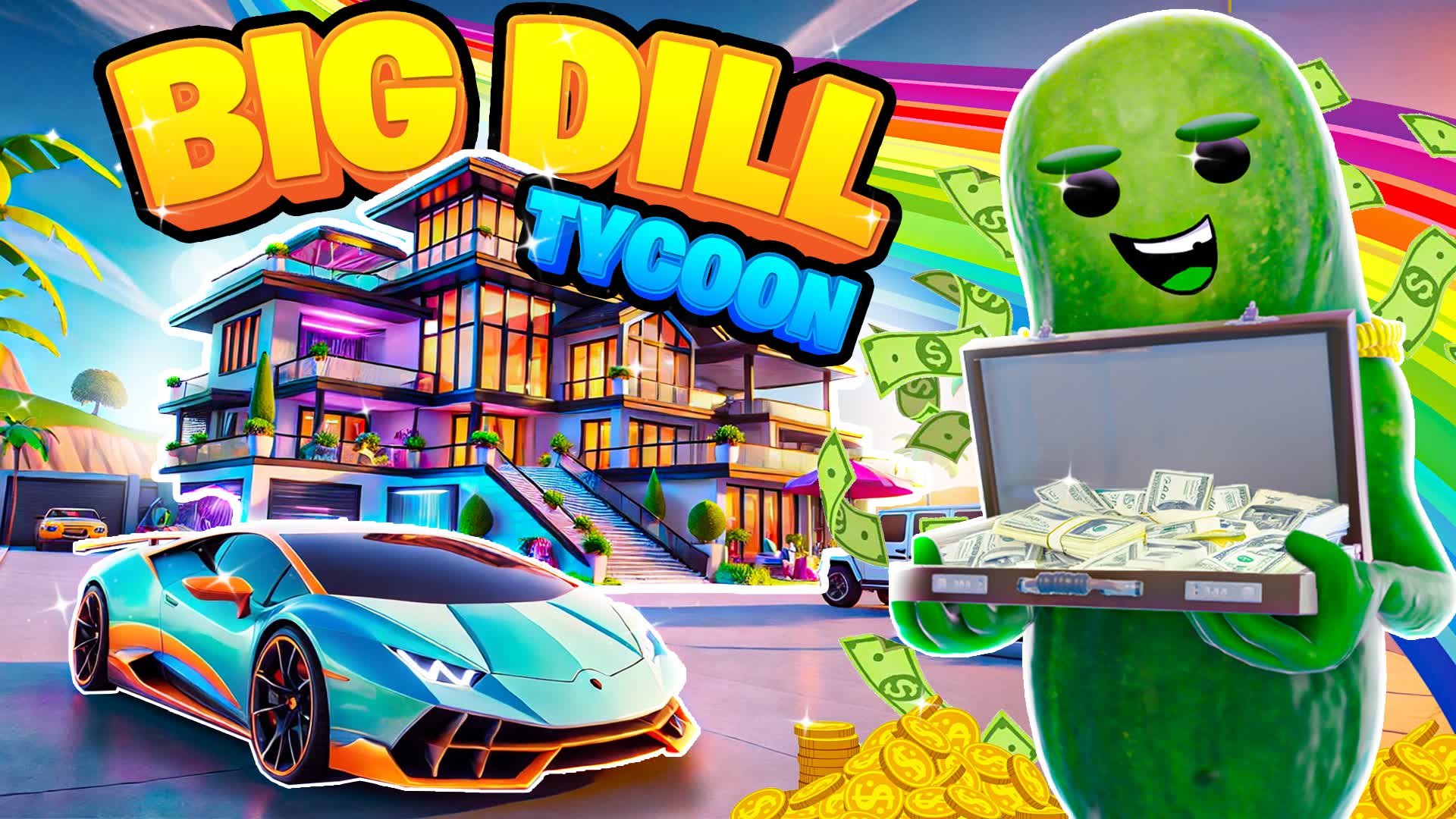 🥒BIG DILL TYCOON🤑 7288-6104-0527 by ovt94 - Fortnite Creative Map Code ...