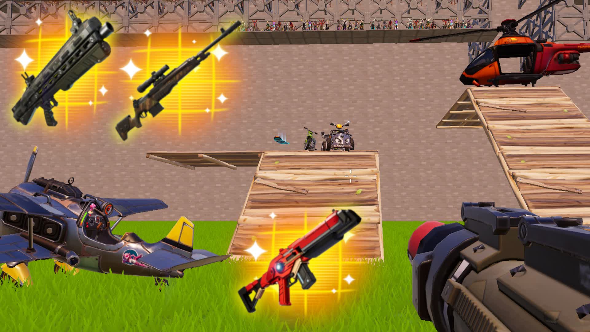 EVERY GUN 1V1 4154-5610-7470 by blue_ld - Fortnite