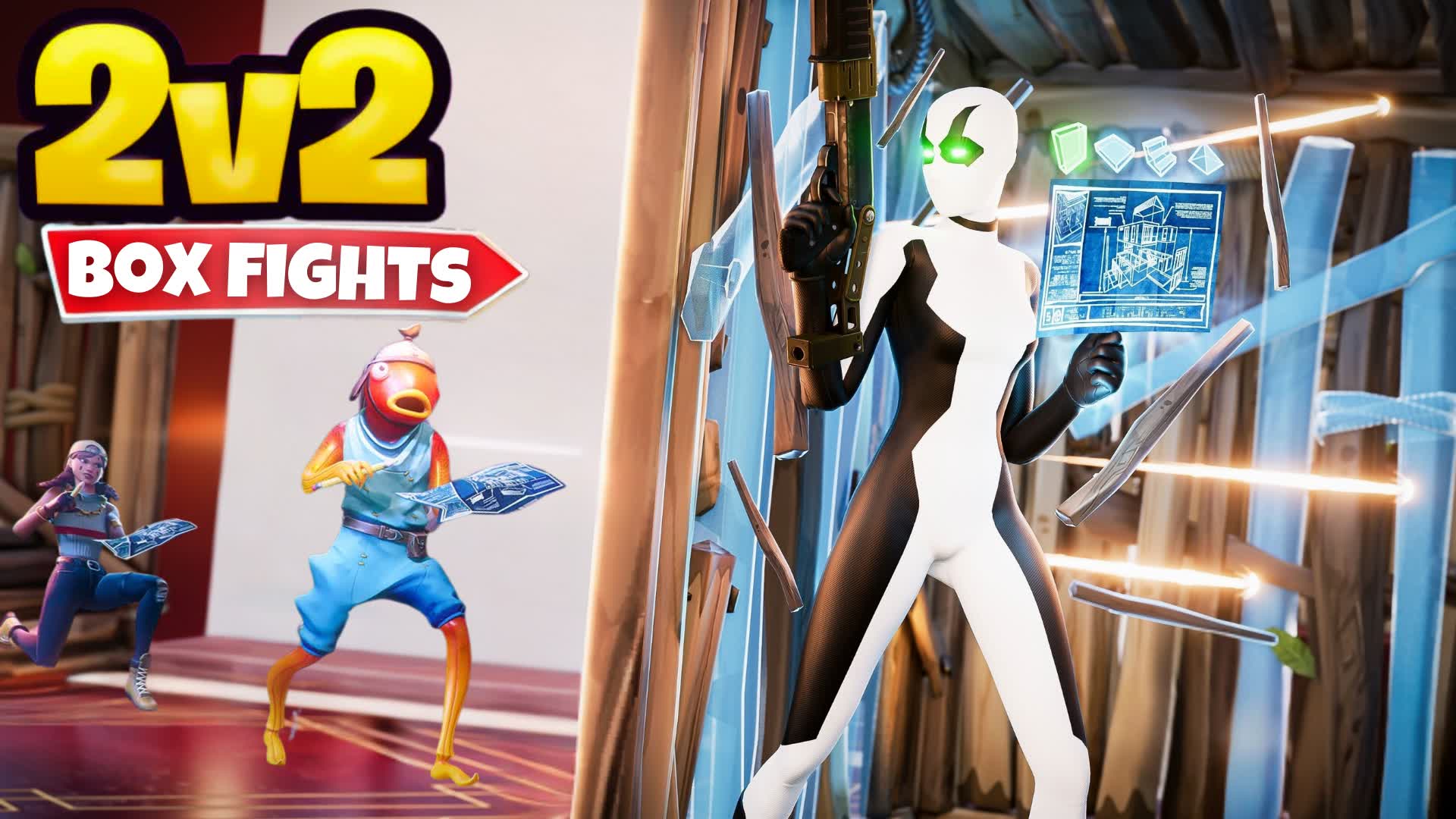 Box Fight (2v2)📦 8297-6641-0713 by theonezin - Fortnite Creative Map Code - Fortnite.GG