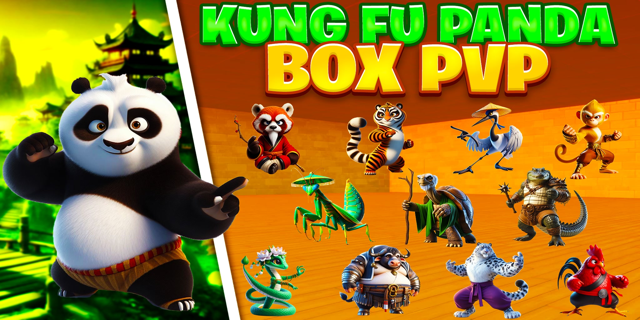 KUNG FU PANDA 🐼 BOX PVP 📦 9342-2098-3142 by aveman - Fortnite Creative ...