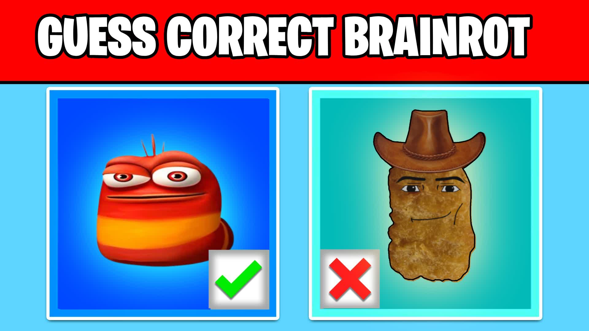 GUESS THE CORRECT BRAINROT 🔎 8556-4531-7757 by mackyfish - Fortnite ...